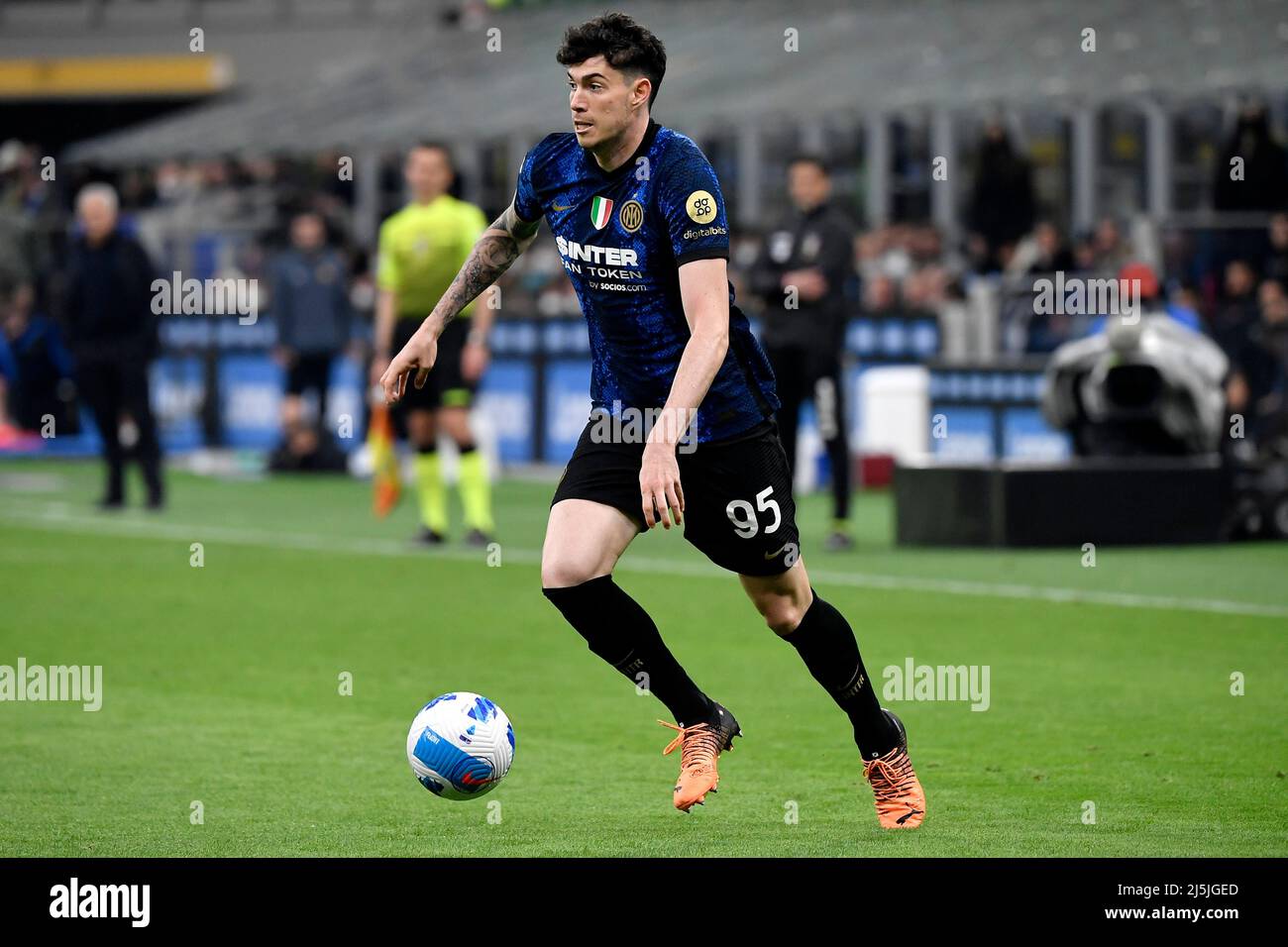 Alessandro Bastoni of FC Internazionale in action during the Serie A ...