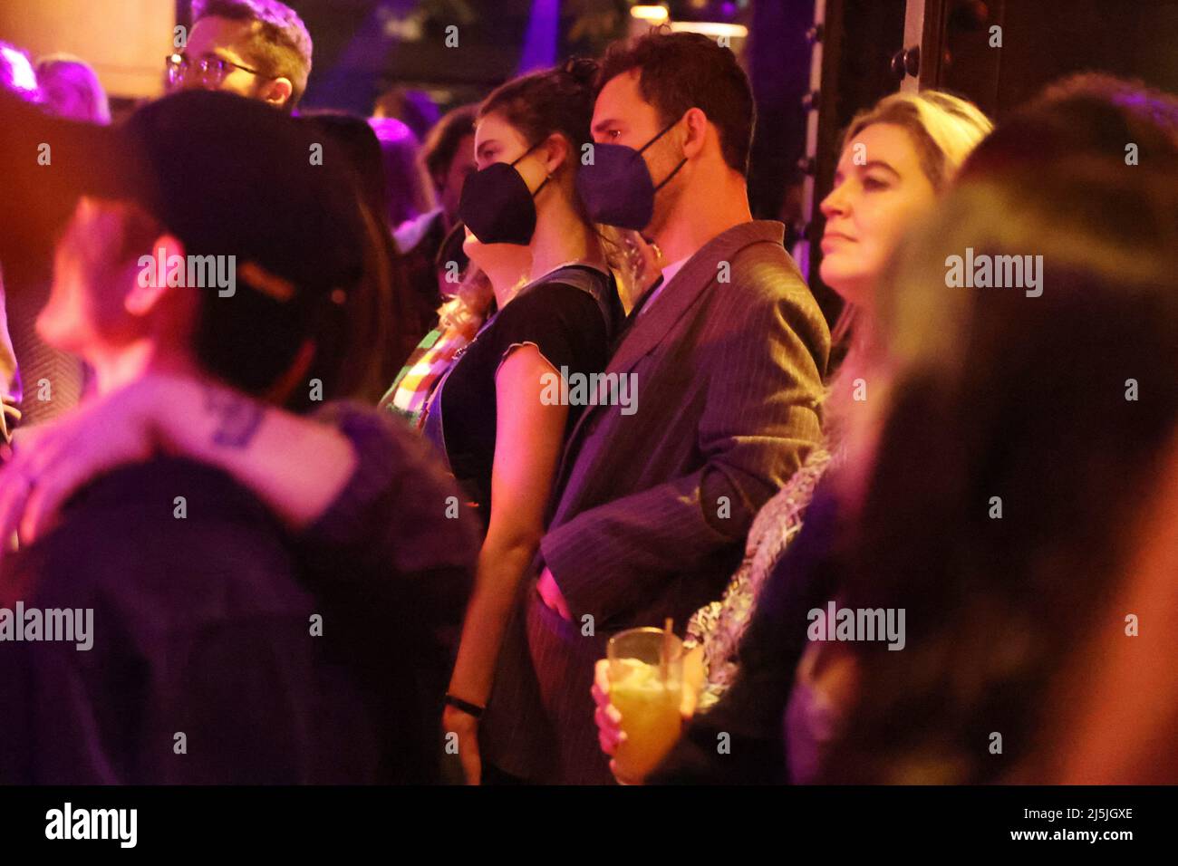Exclusive - Margaret Qualley and her boyfriend at No Pi on April 23 ...