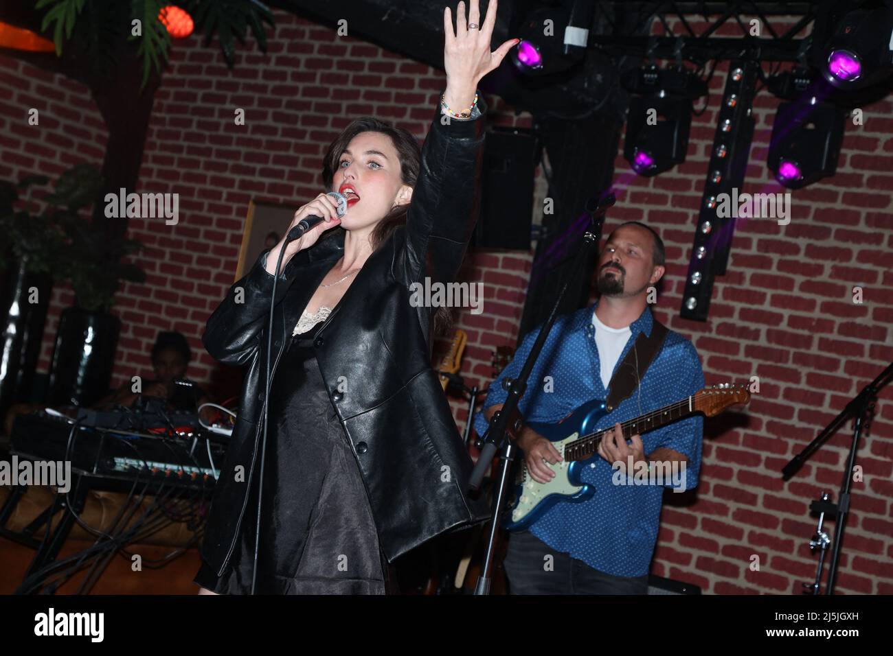 Exclusive - Rainey Qualley performing at No Pi on April 23, 2022 in ...