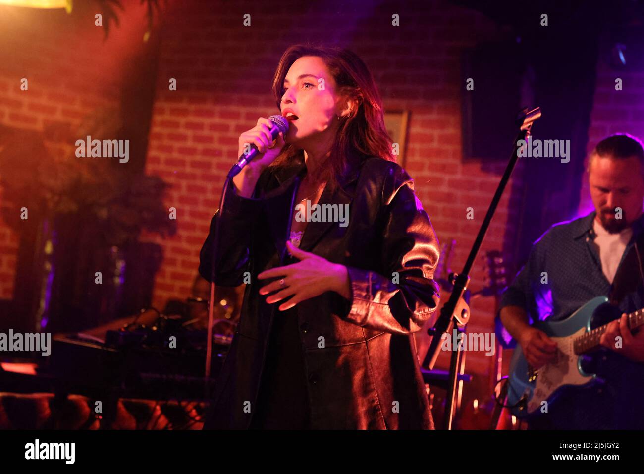 Exclusive - Rainey Qualley performing at No Pi on April 23, 2022 in ...
