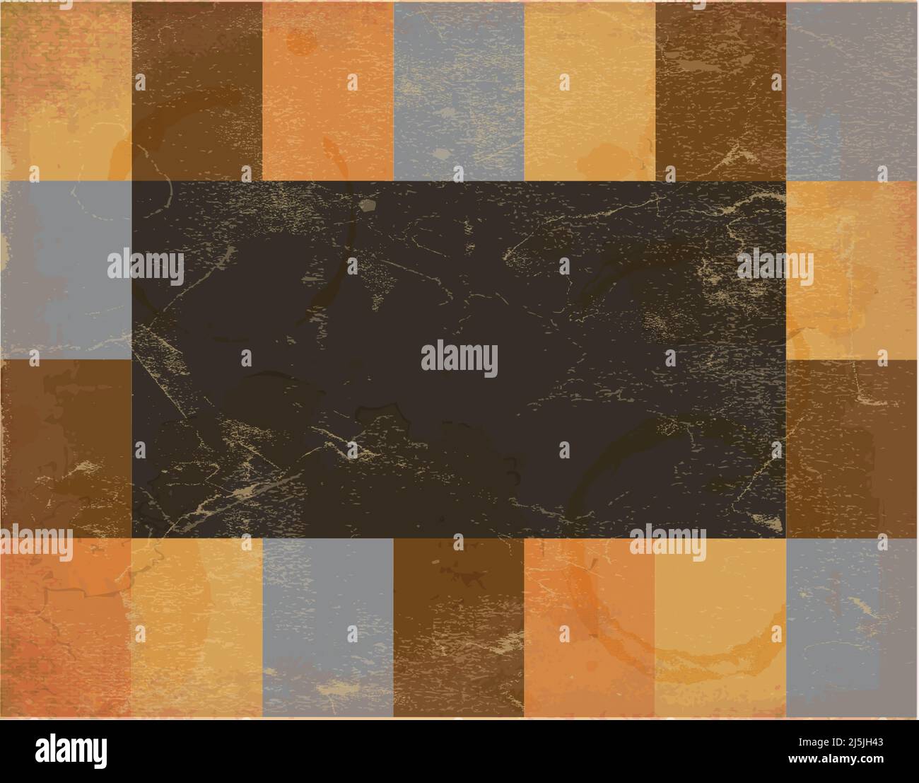 Old retro grunge check pattern with stains on it. Vector illustration ...