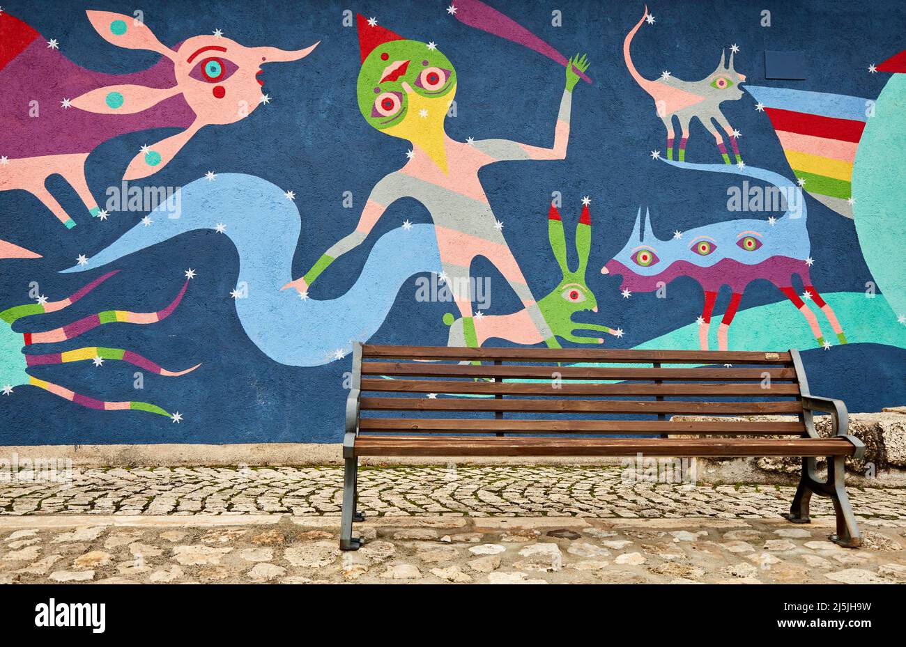 Climbed on a rocky spur, surrounded by two streams that converge at ...