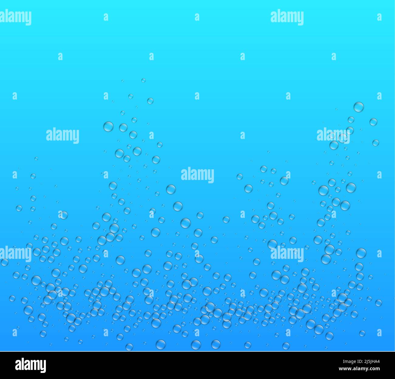 Blue water bubble fizz background. Vector background Stock Vector Image ...