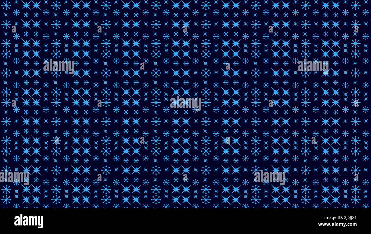 Abstract geometric shapes pattern in blue color. Vector illustration ...