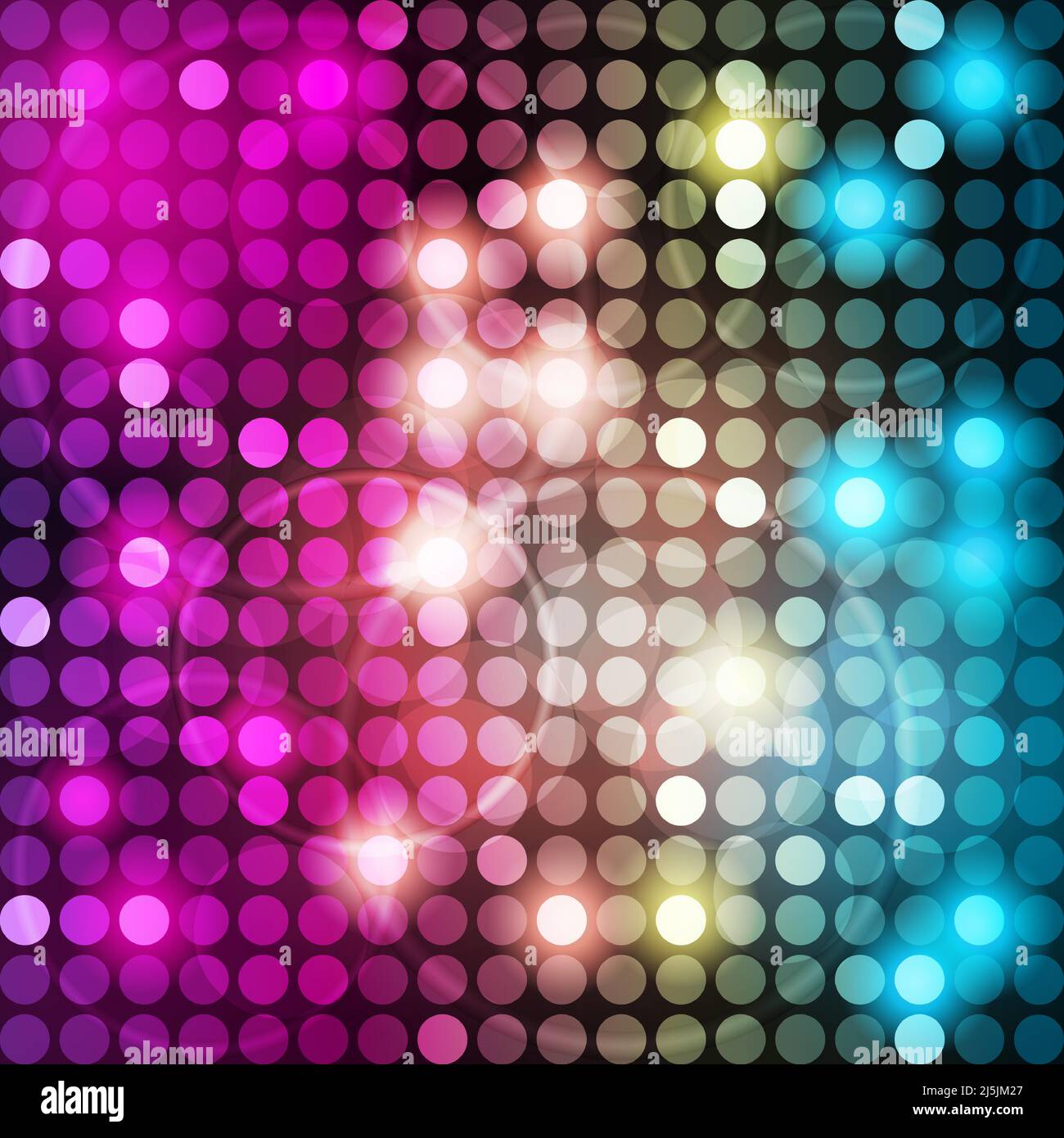 Sparkling Disco Background In Pink Purple And Blue Color Vector