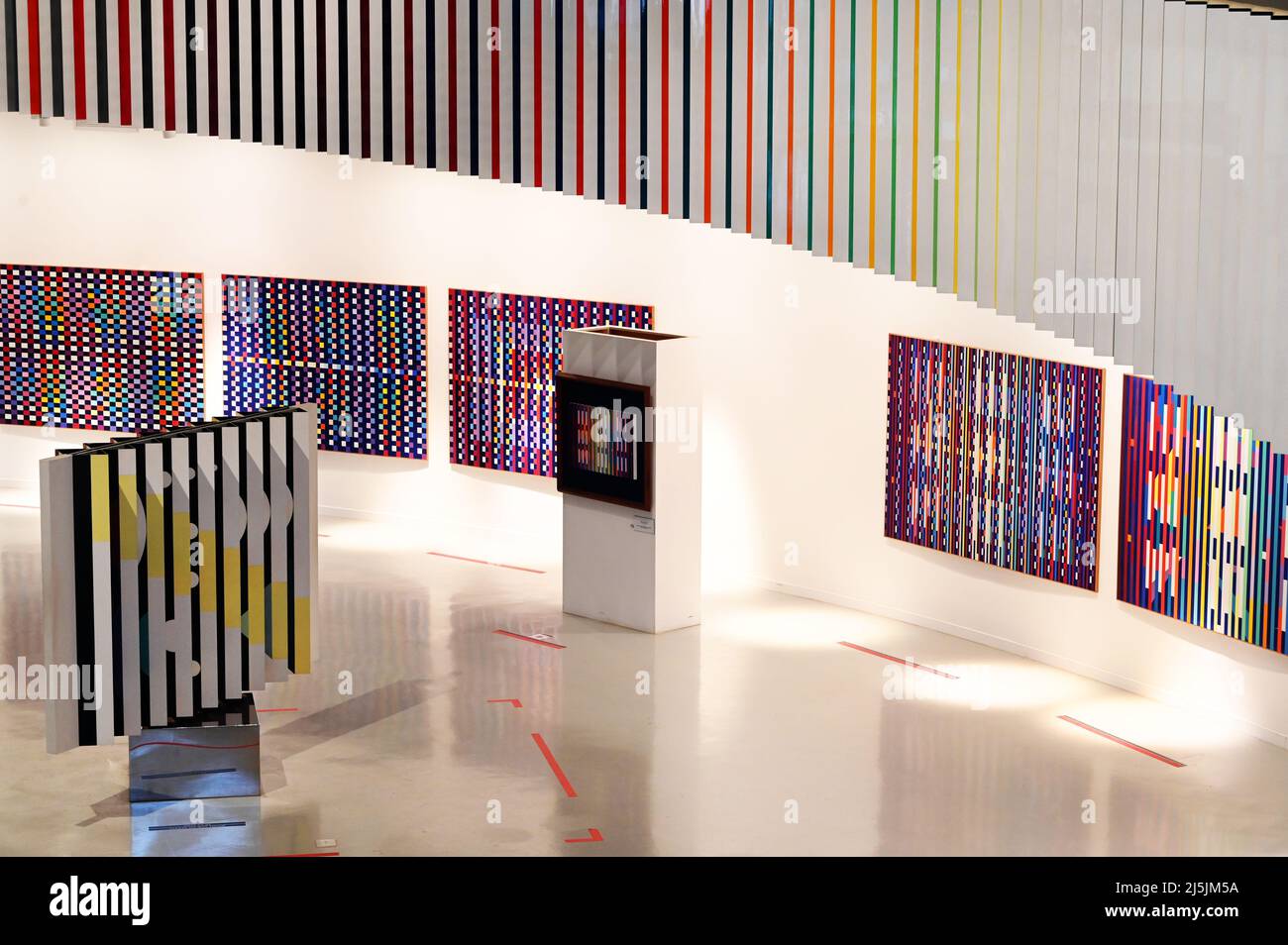 Museum of art by Yaakov Agam - Israel, Rishon Lezion Stock Photo - Alamy
