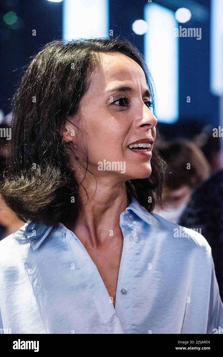 Sophia Aram during the Paris Book Festival on April 23, 2022 in Paris ...