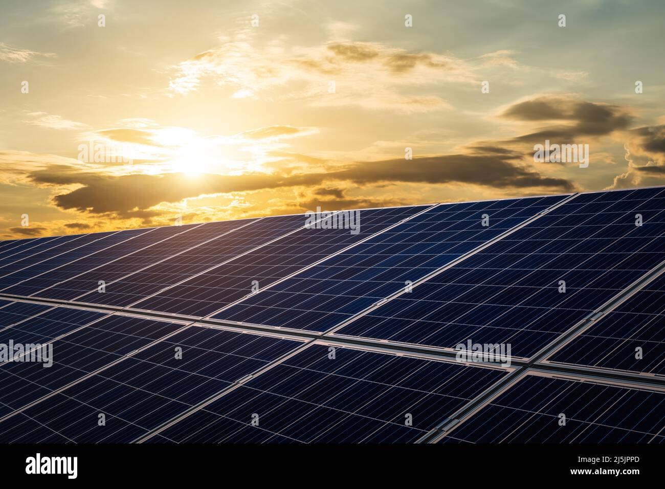 Solar panel beautiful blue sky hi-res stock photography and images - Alamy