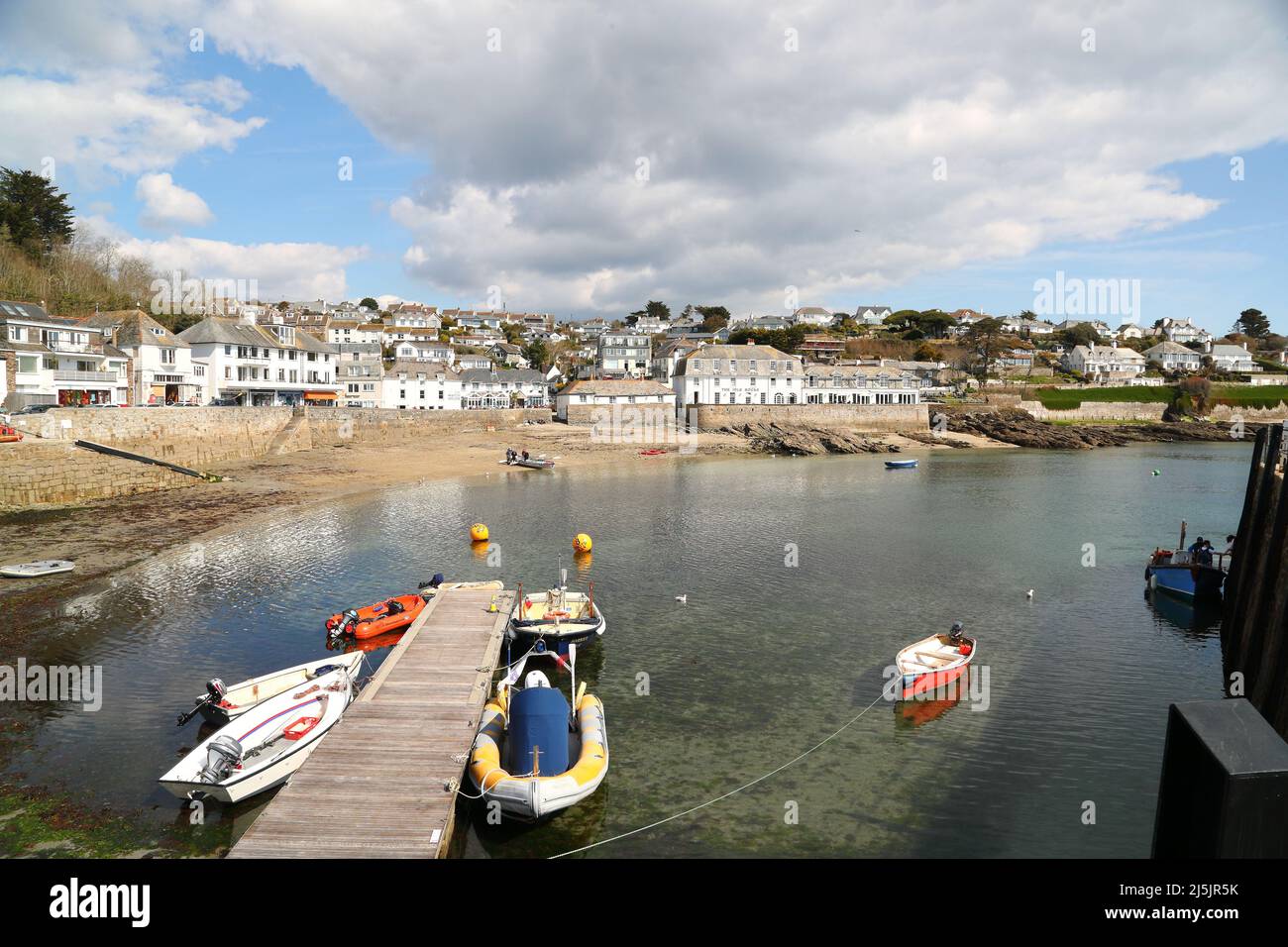 Beach front in St Mawes, Cornwall, UK Stock Photo - Alamy
