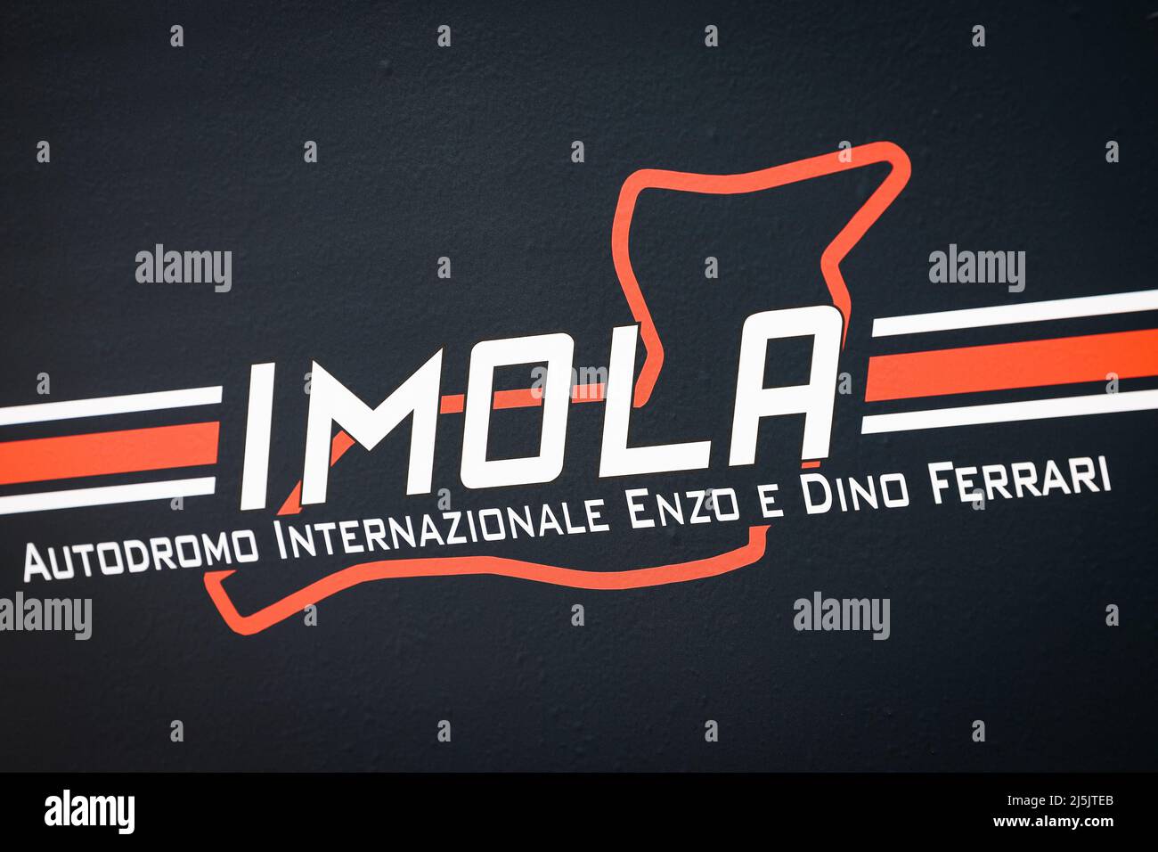 Imola track illustration during the Formula 1 Grand Premio del Made in ...