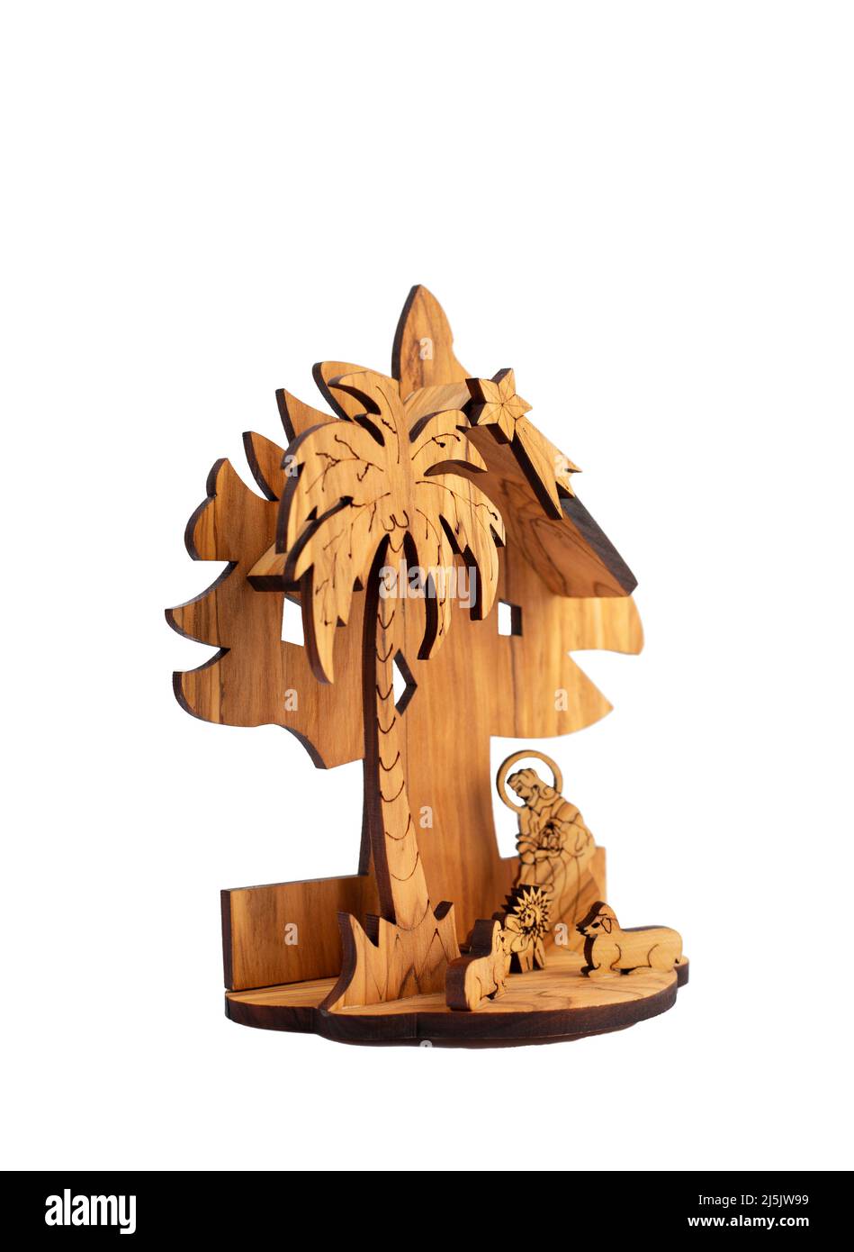 Carved wood nativity scene Cut Out Stock Images & Pictures - Alamy