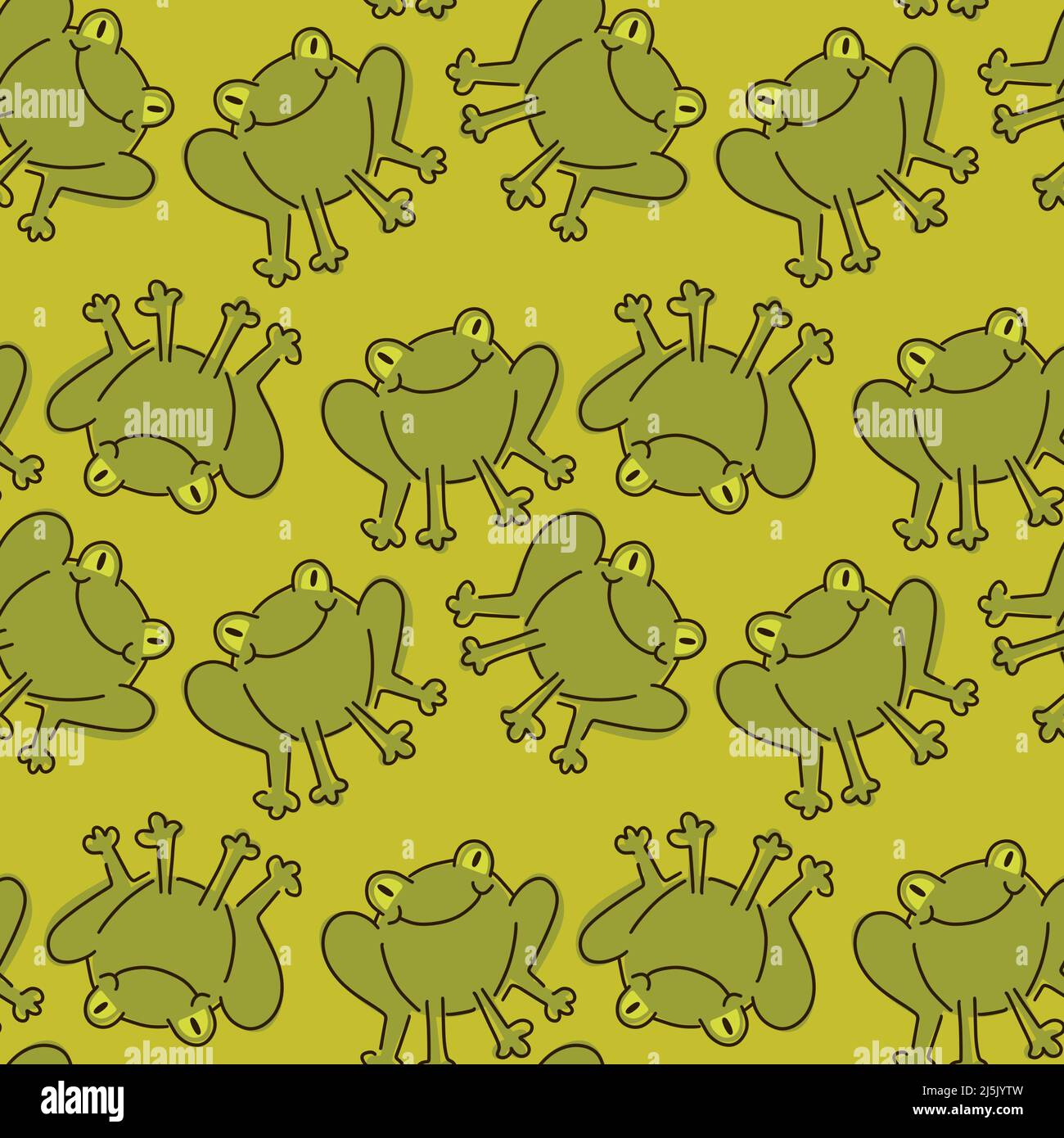 Kids seamless little frogs pattern for fabrics and textiles and ...