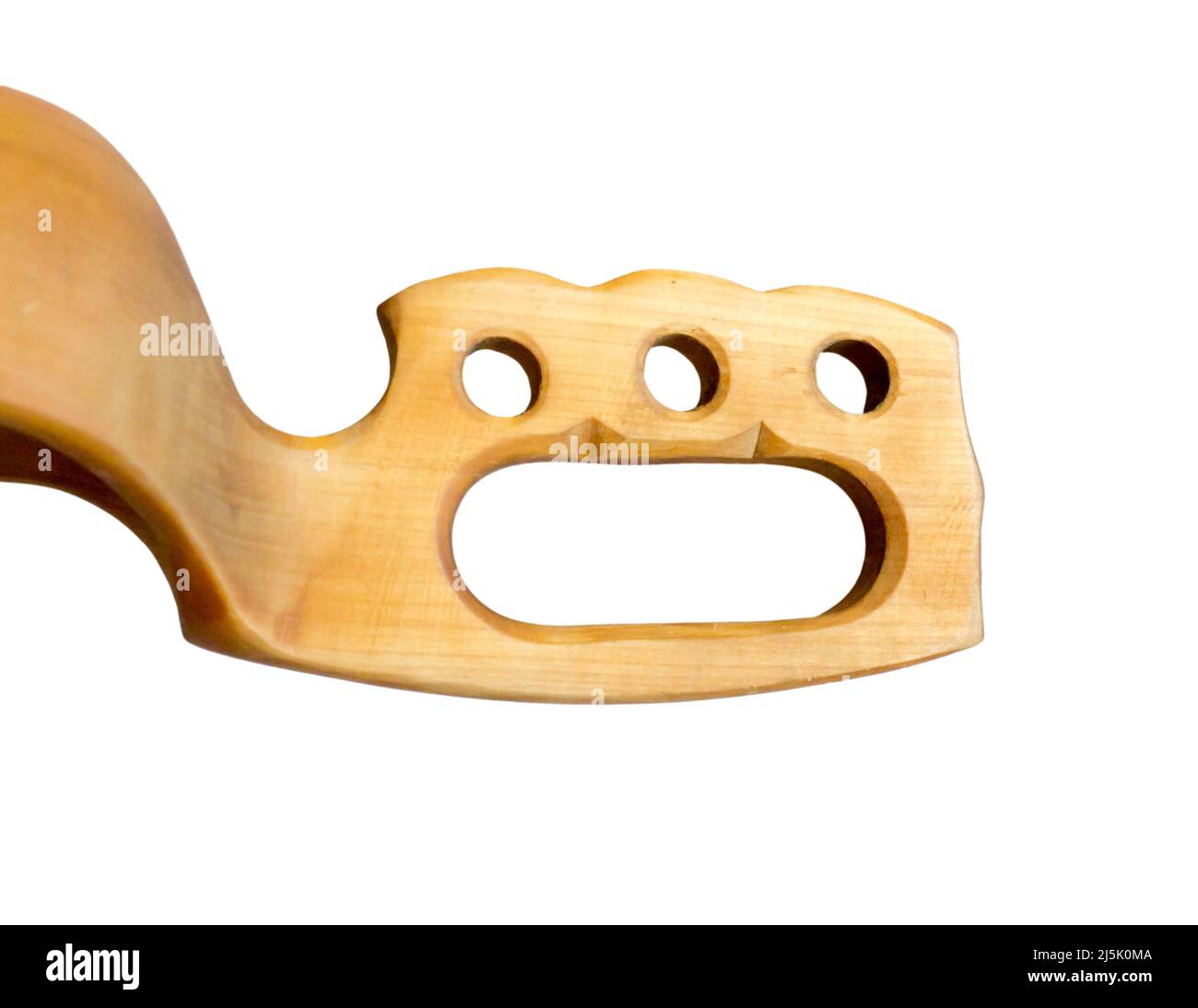 The wooden hand made spoon object Stock Photo - Alamy