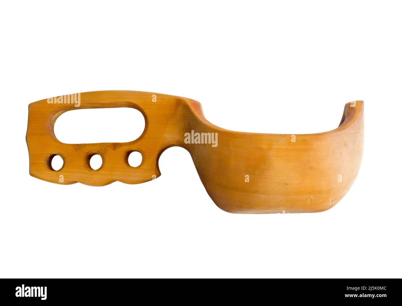 The wooden hand made spoon object Stock Photo - Alamy