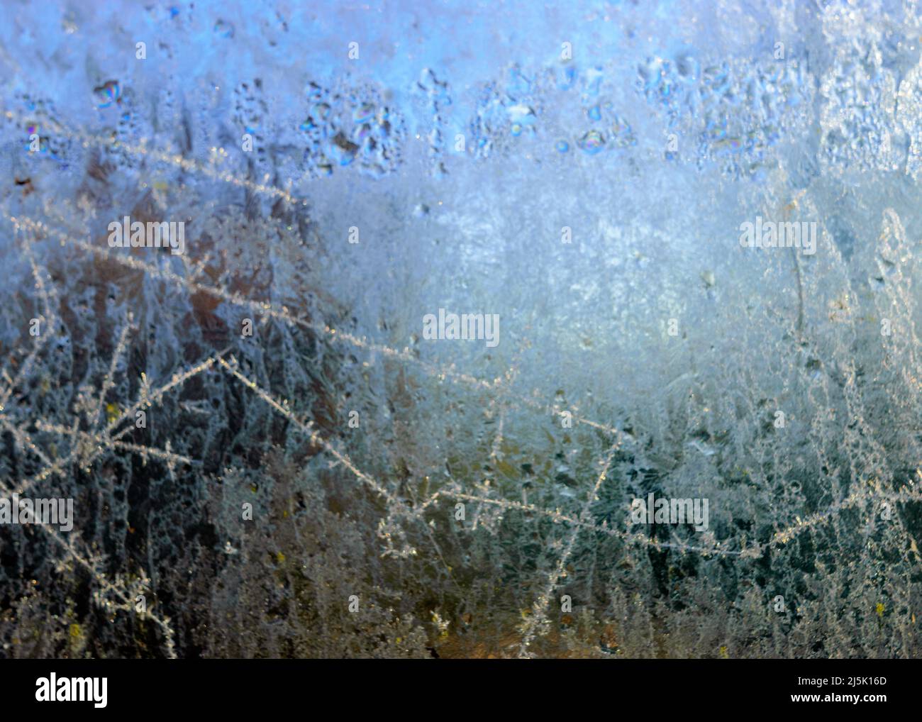 abstract view of a frozen film, ice texture, suitable for the ...
