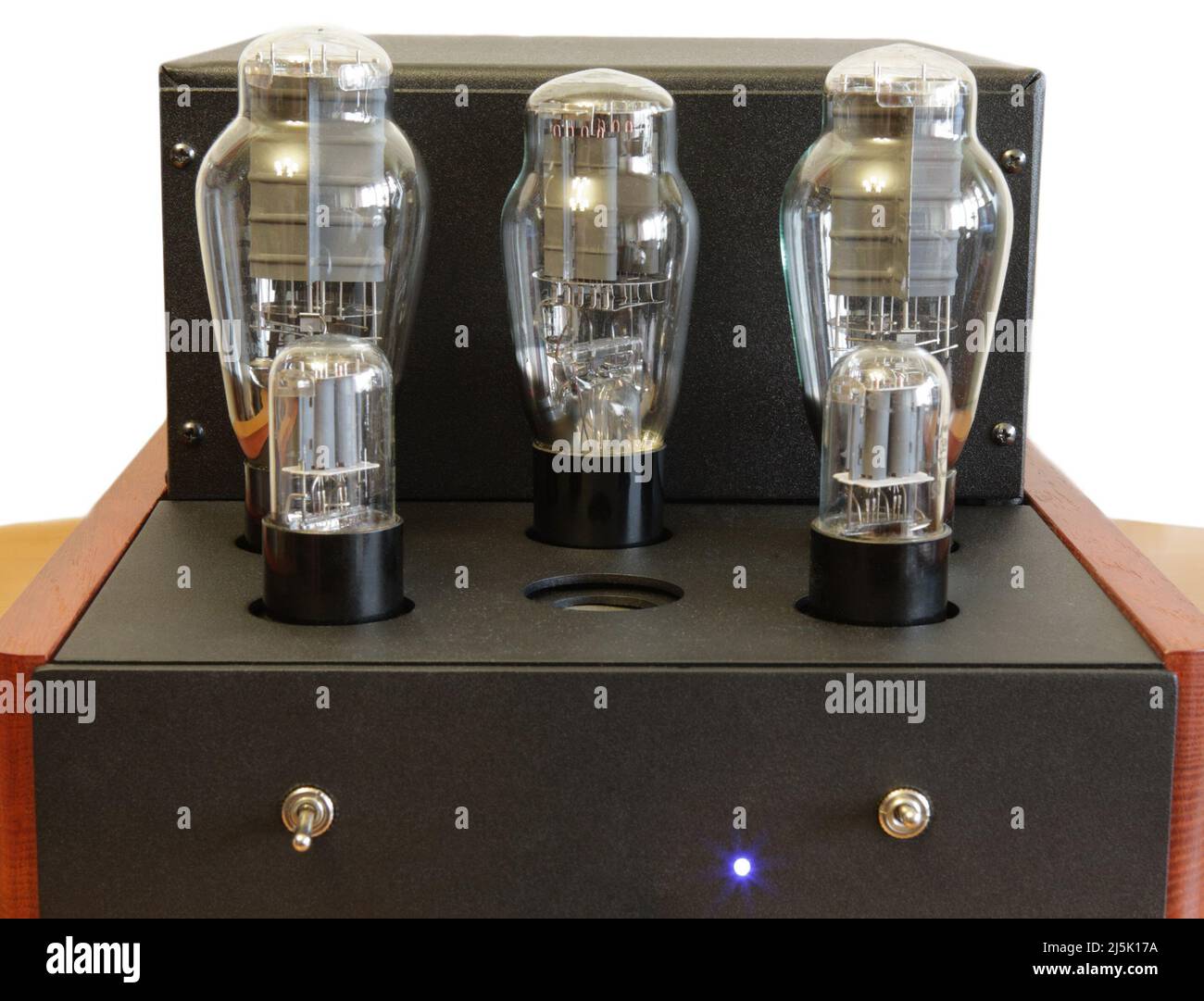 vacuum tube amplifier with 300B triodes Stock Photo - Alamy