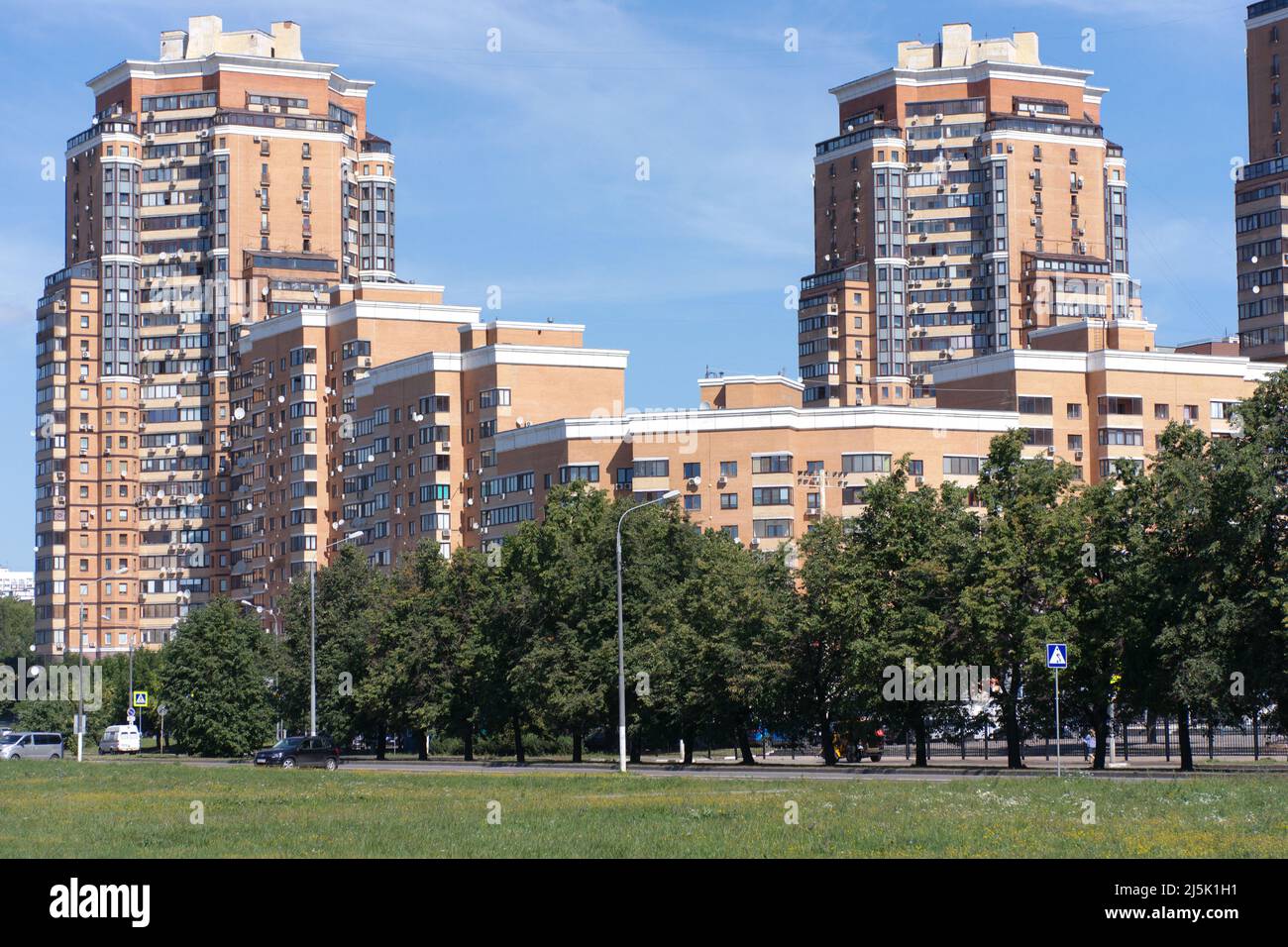 edge of home building on sky background at dry sunny summer day Stock ...