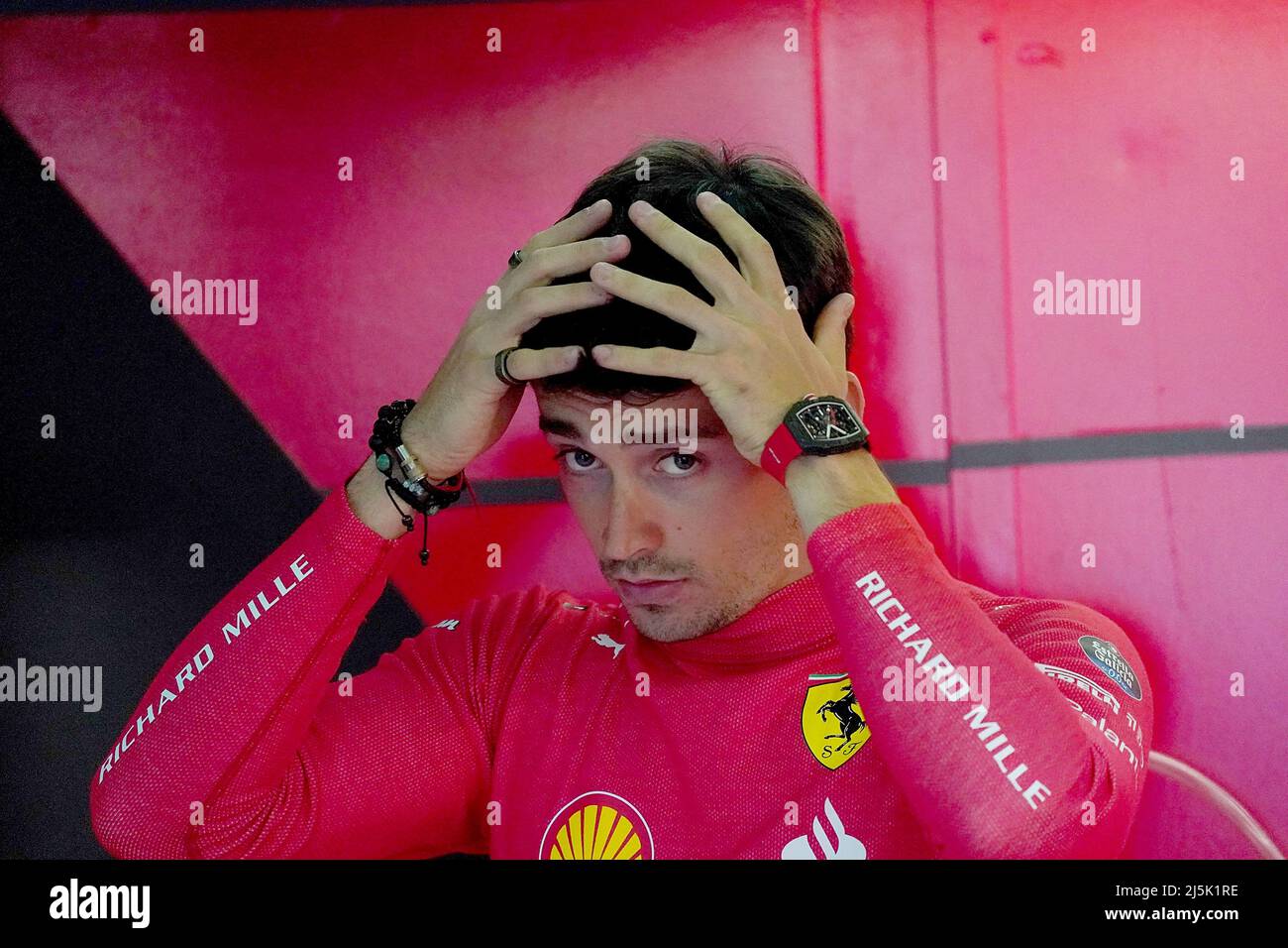 Imola, Italy. 23rd Apr, 2022. Charles Leclerc (MON) Ferrari F1-75 ...