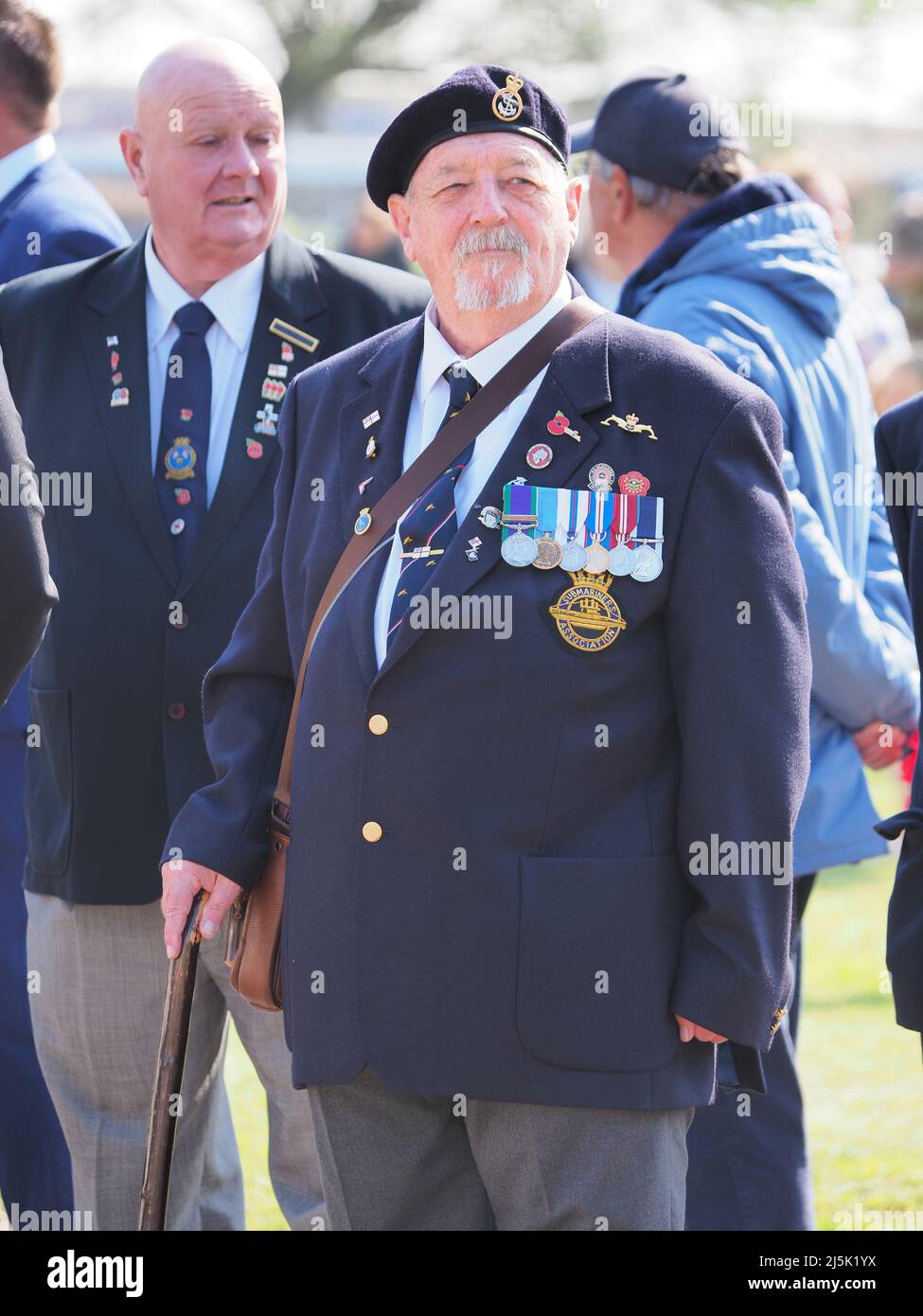 Sheerness, Kent, UK. 24th Apr, 2022. Sheerness war memorial marked its ...