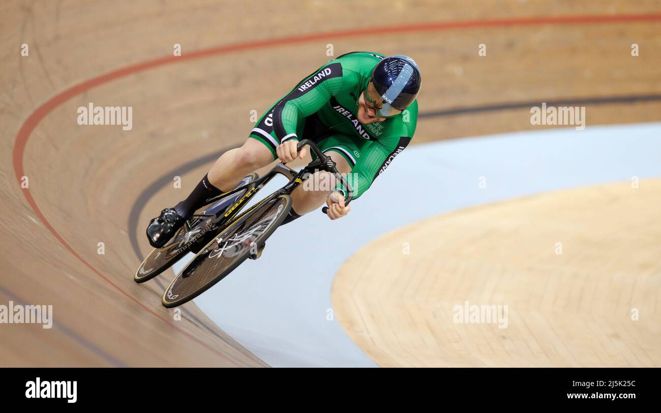 Men's Sprint Qualifying Conor Rowley (IRL) during day four of the ...