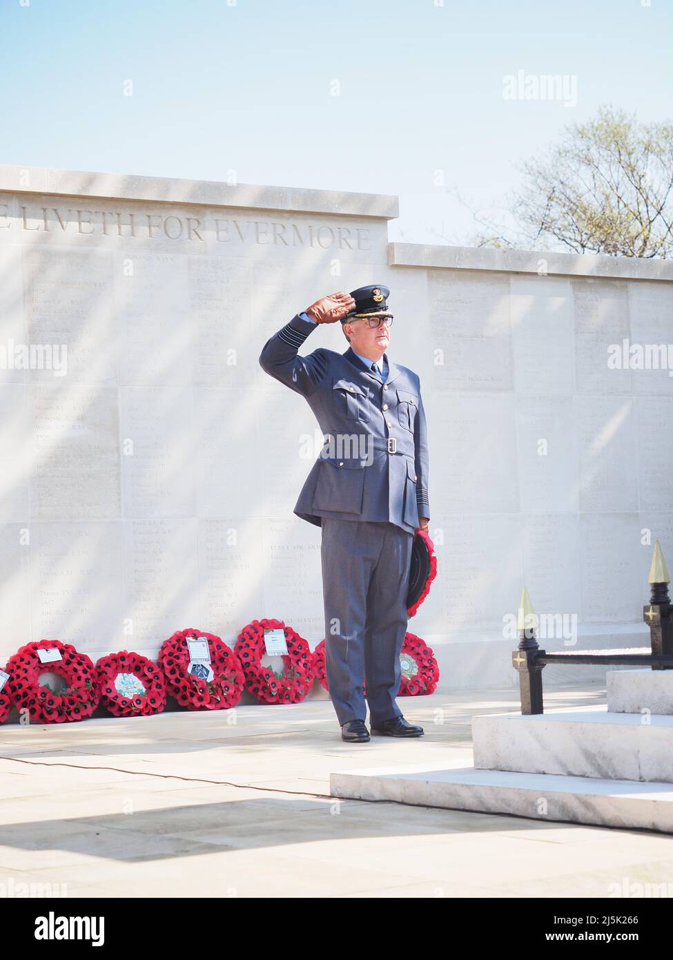 Sheerness, Kent, UK. 24th Apr, 2022. Sheerness war memorial marked its ...