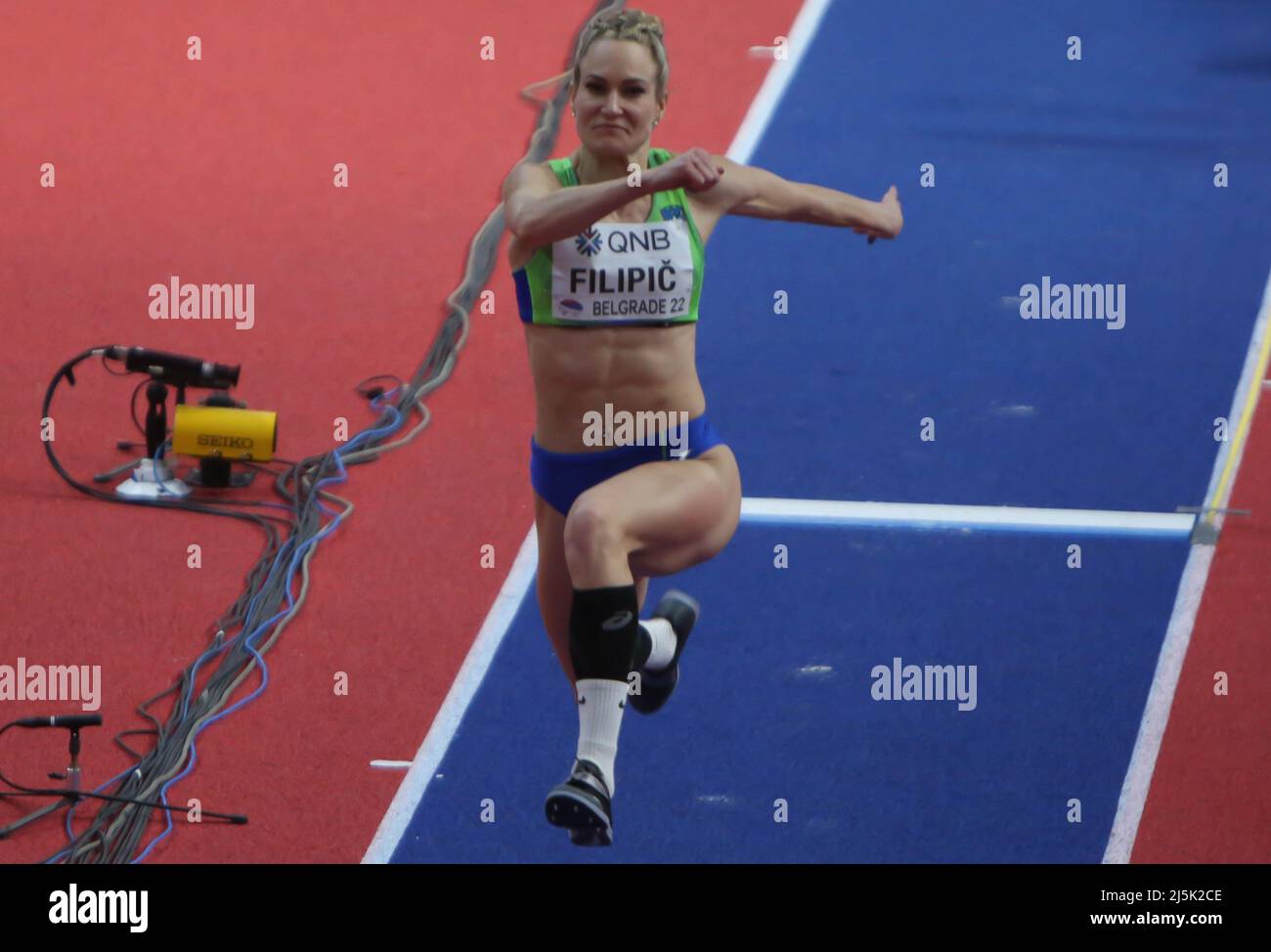 Neja FILIPIČ of Slovenia Finale Triple Jump Women during the World ...