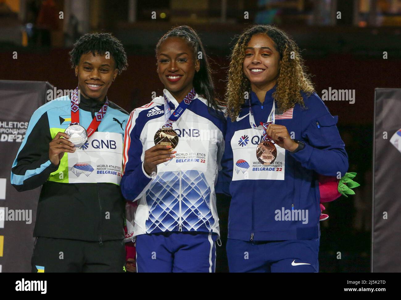 Devynne CHARLTON of Bahamas , Cyr na SAMBA-MAYELA of France and ...