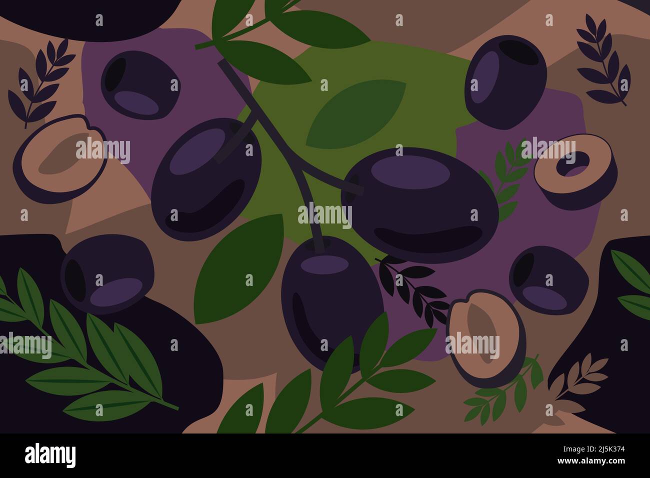 Olive background design hi-res stock photography and images - Alamy