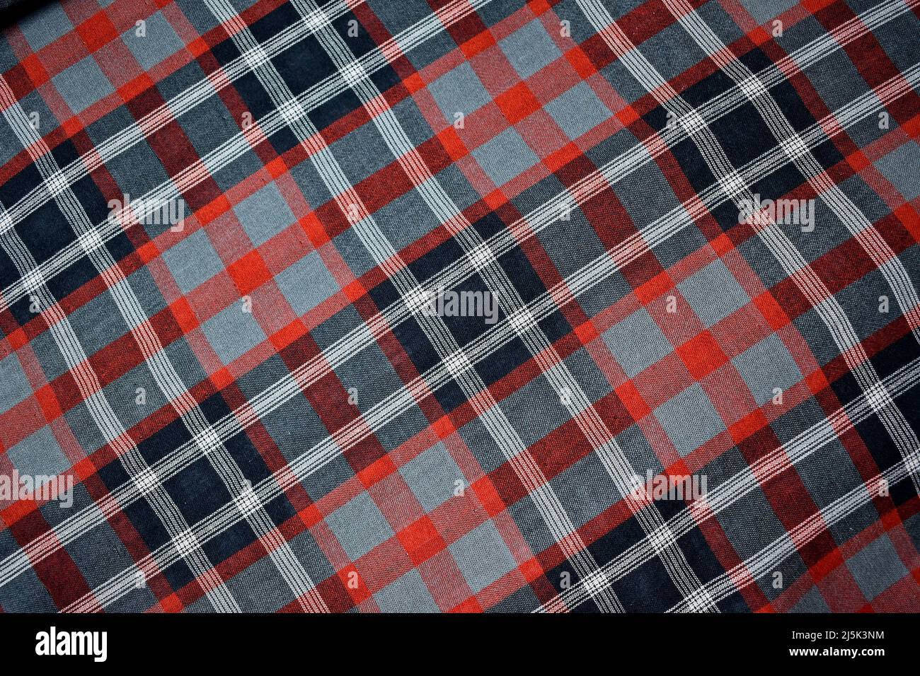 Checkered fabric in 4 colors Stock Photo - Alamy