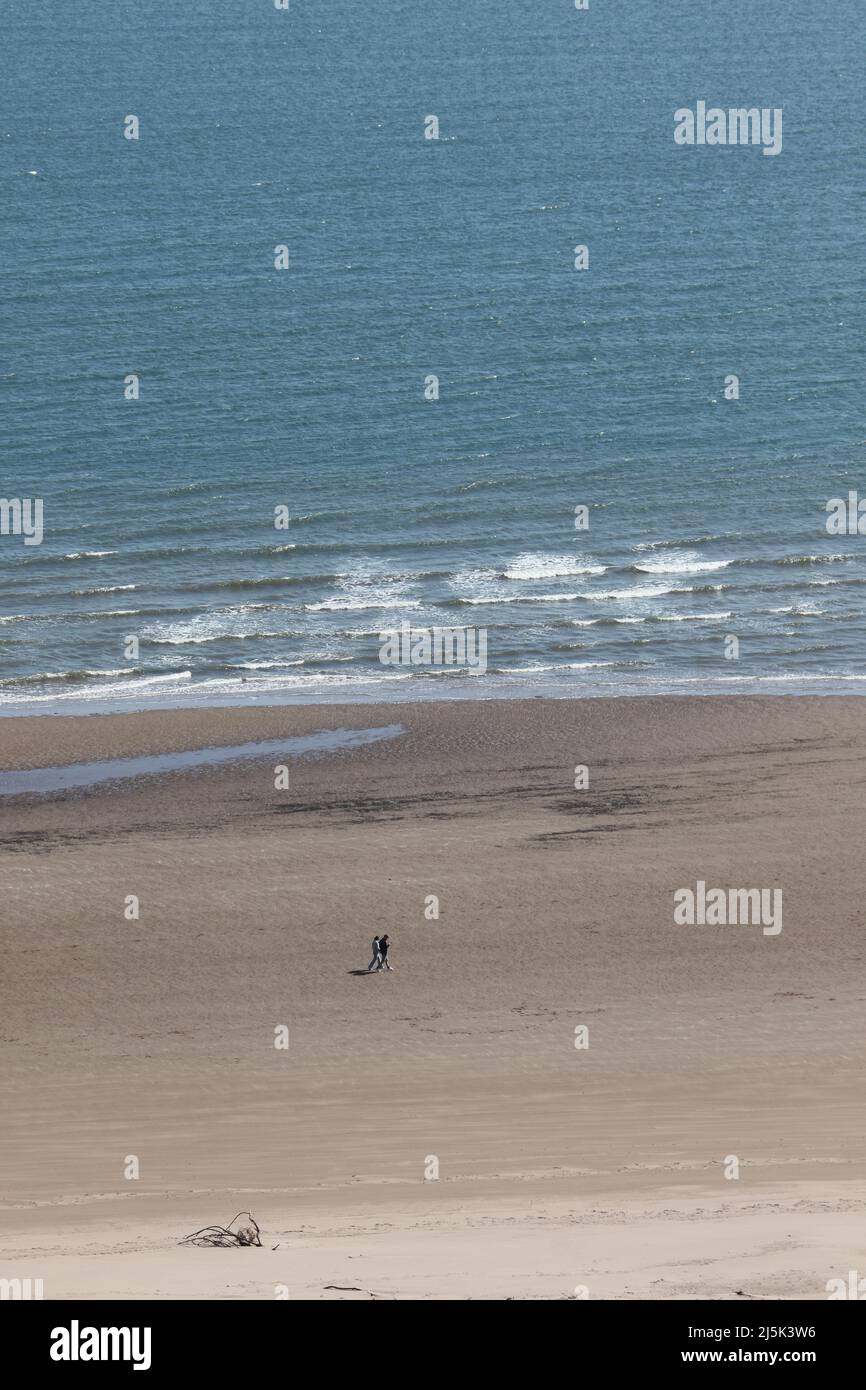 St Cyrus Beach & Cliffs, Aberdeenshire, Scotland, UK. formerly known as ...