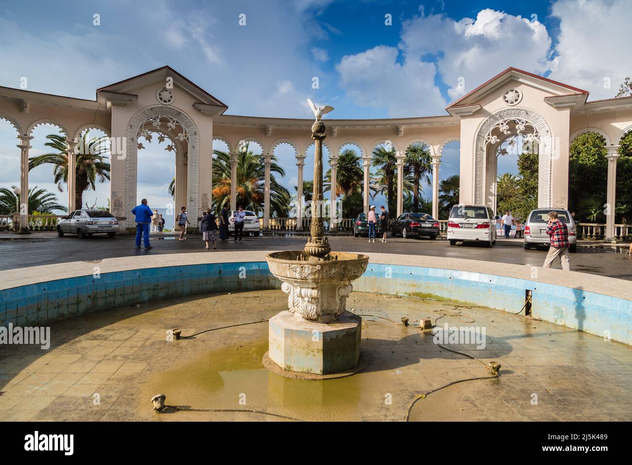 Old gagra abkhazia sanatorium rock hi-res stock photography and images ...