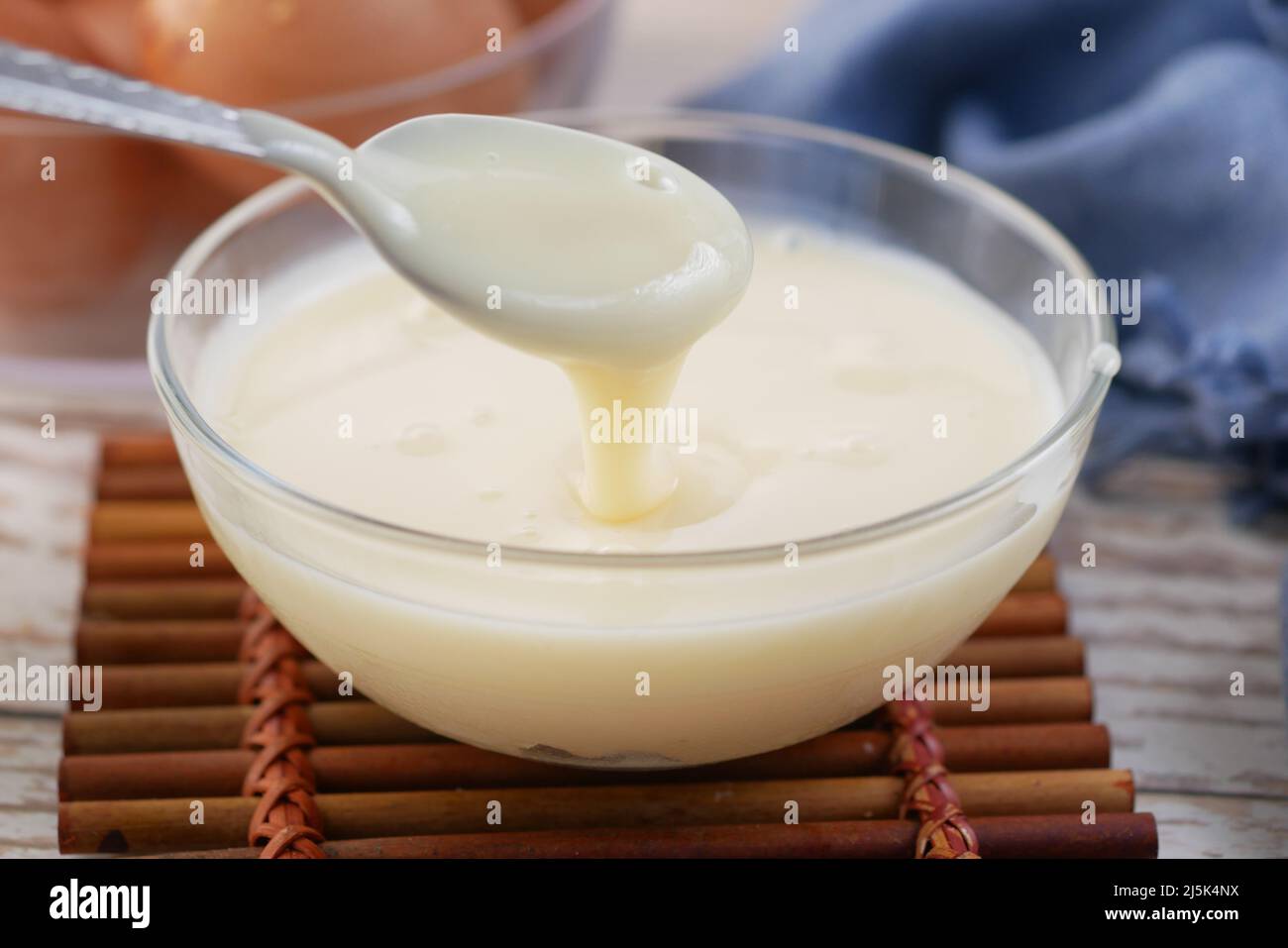 Condensed milk creamy hi-res stock photography and images - Alamy