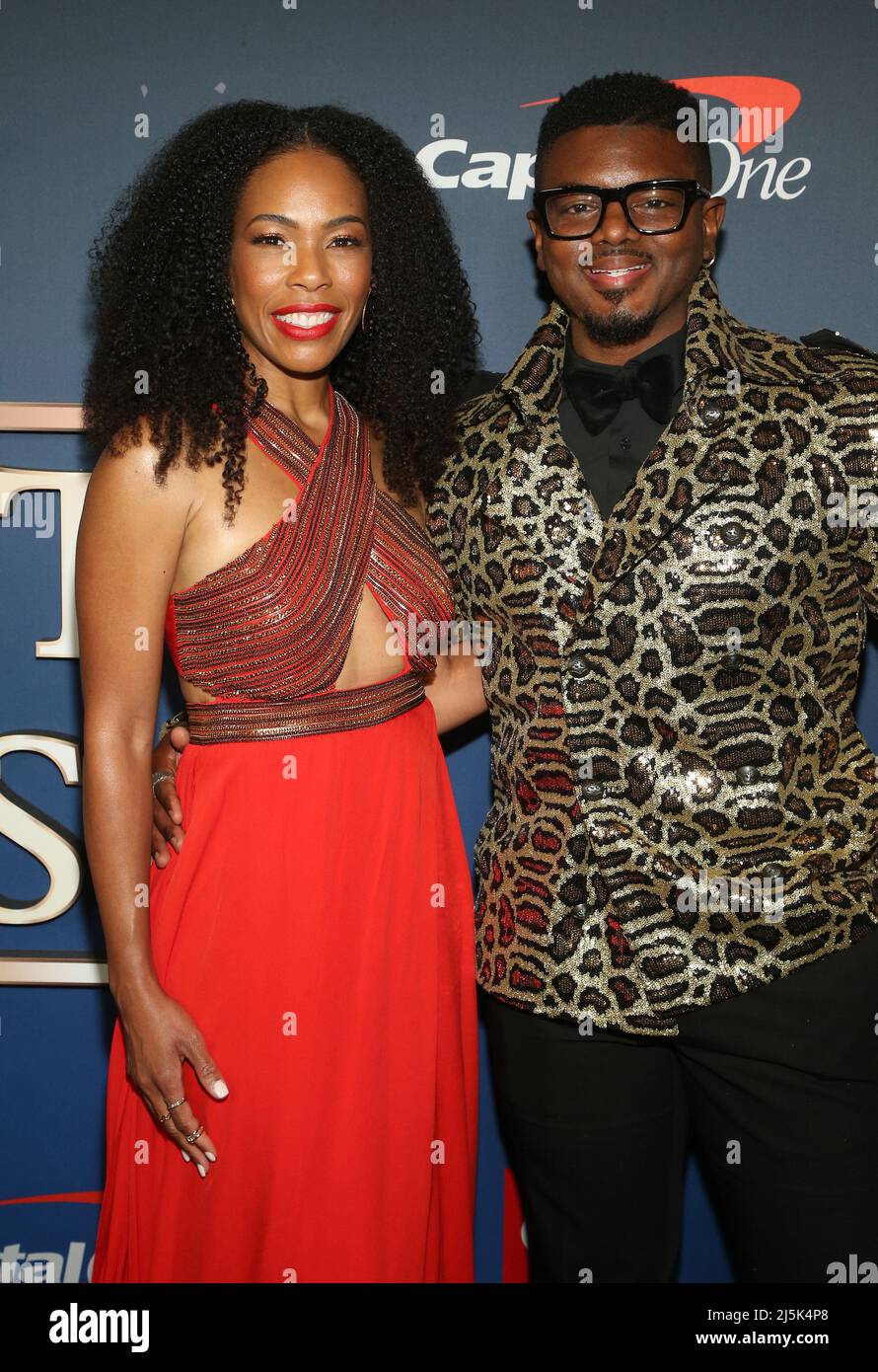 HOLLYWOOD, CA - APRIL 23: Jamal Mallory-McCree and Angela Lewis at the ...