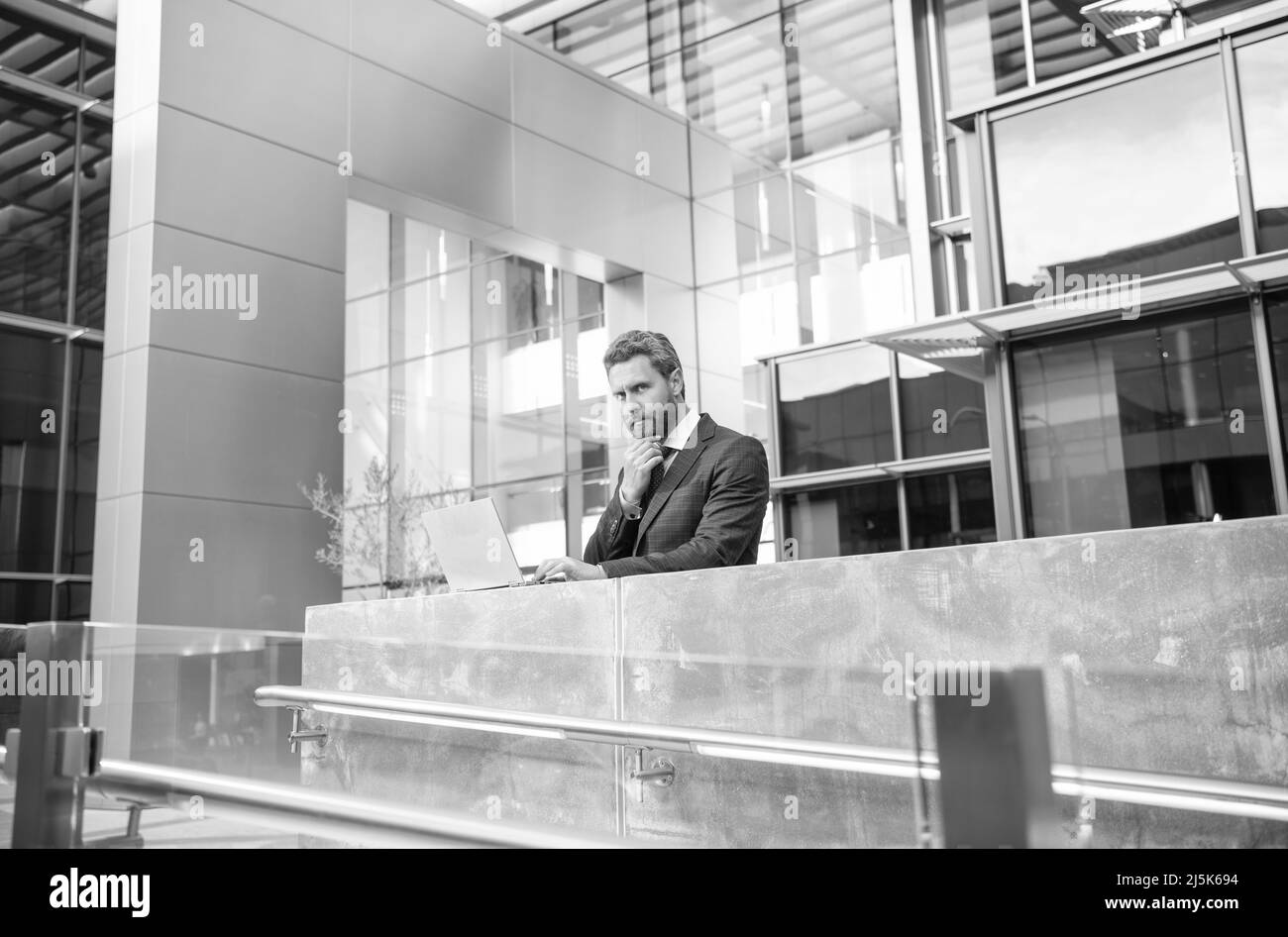 programmer man use pc. entrepreneur. agile business. professional network administrator Stock ...