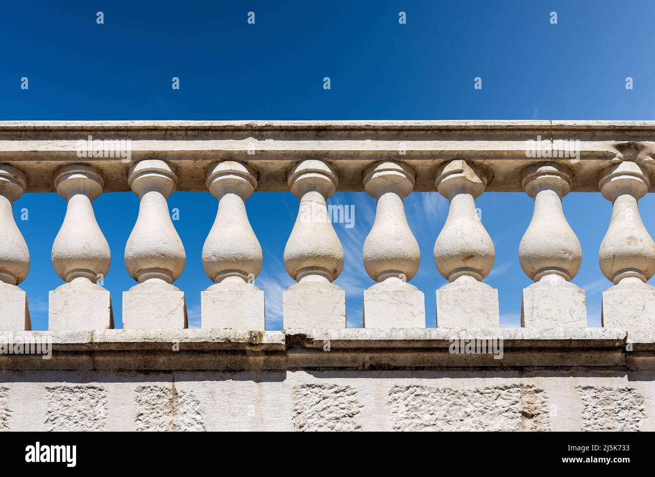 White balustrade against background hi-res stock photography and images ...