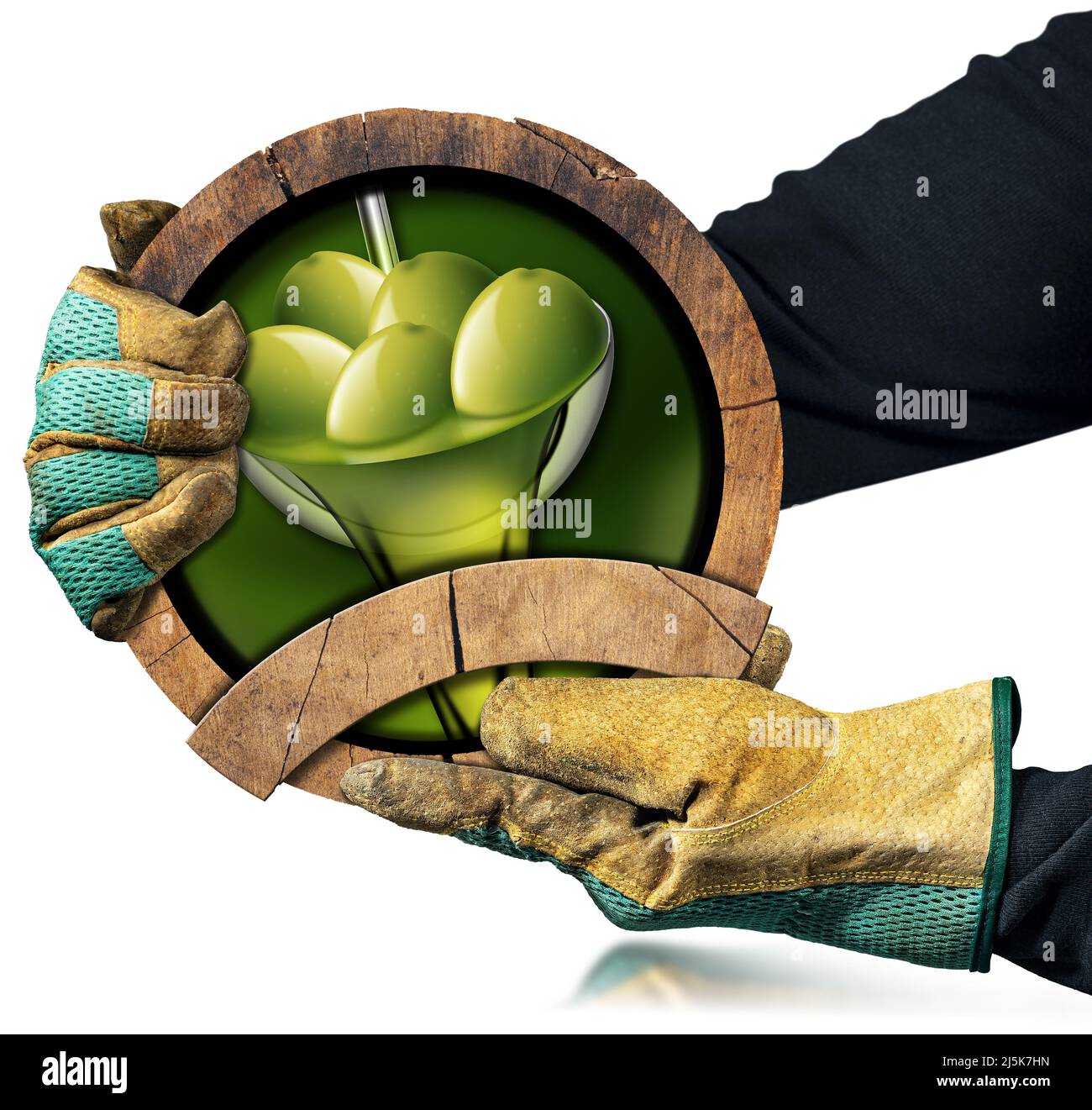 Oil circle logo Cut Out Stock Images & Pictures - Alamy