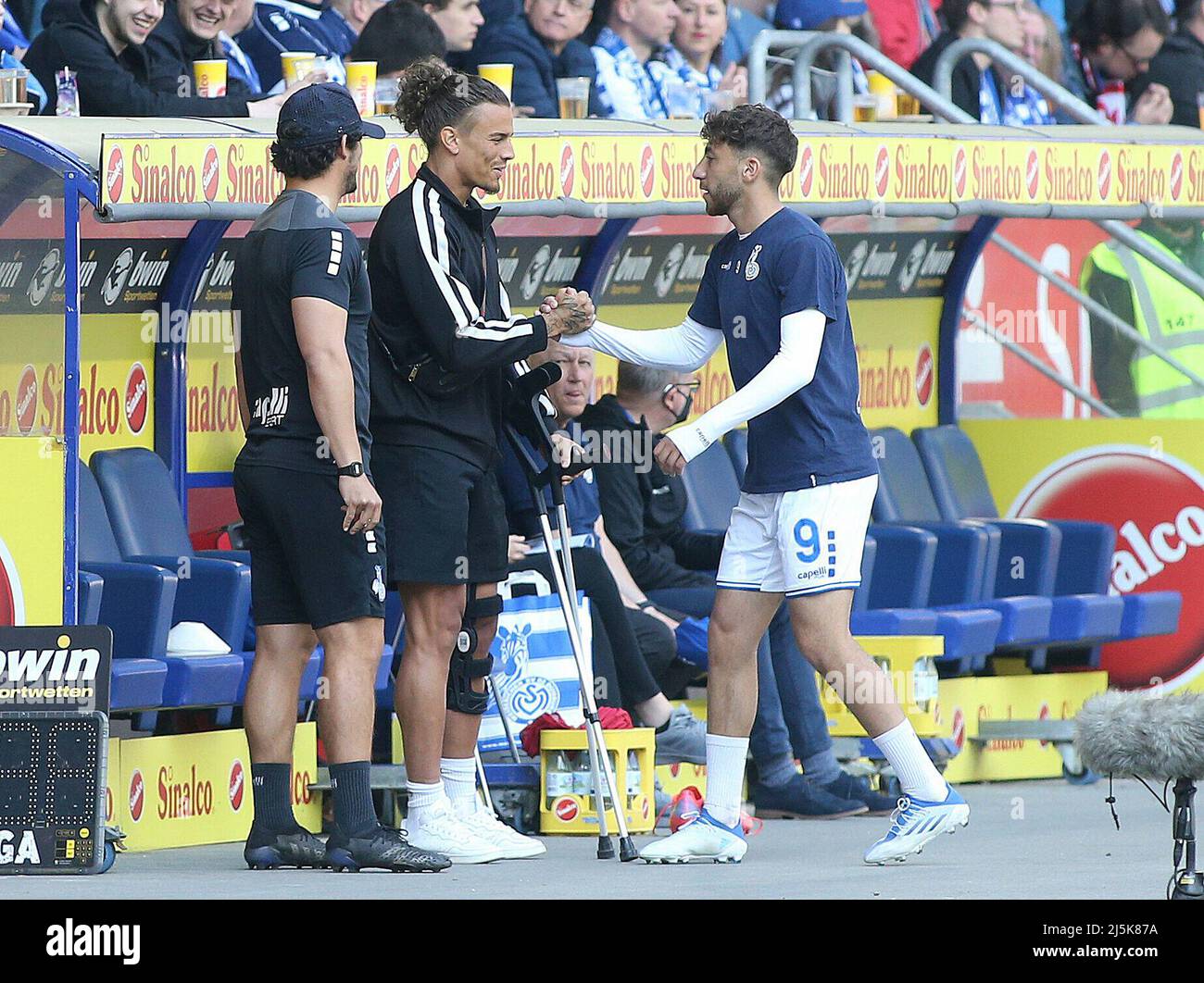 v§#firo : April 24th, 2022, Fuvuball, 3rd Bundesliga, season 2021/2022 ...