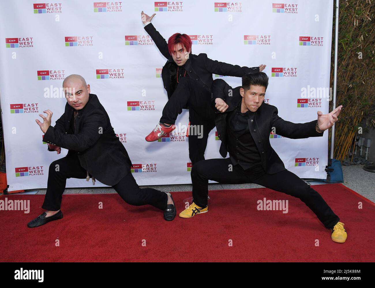 (L-R) Martial Club - Brian Le, Andy Le and Daniel Mah at the East West ...