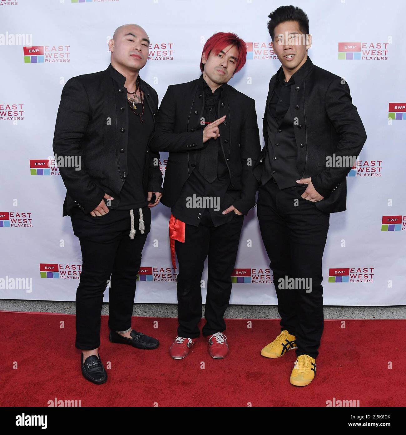 (L-R) Martial Club - Brian Le, Andy Le and Daniel Mah at the East West ...
