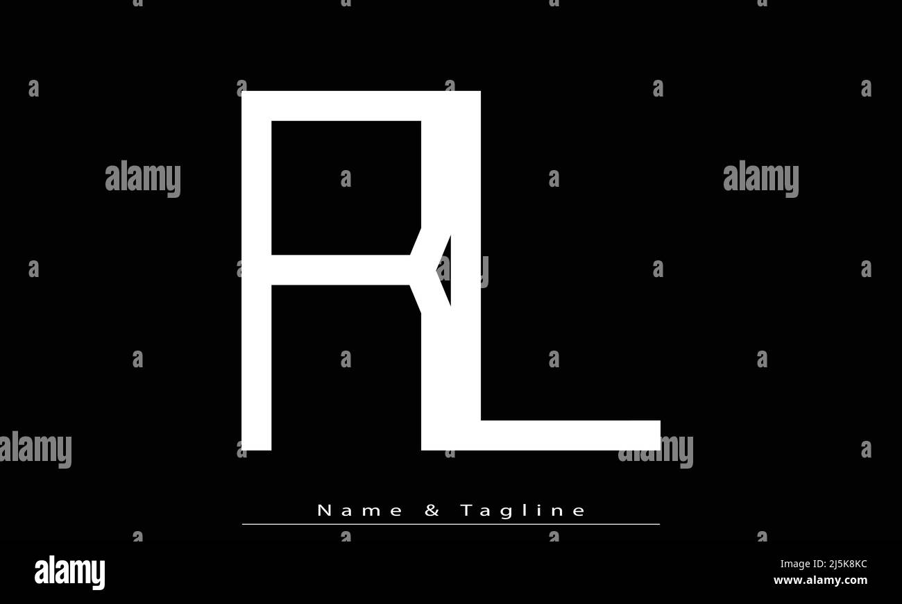 Rl modern logo hi-res stock photography and images - Alamy