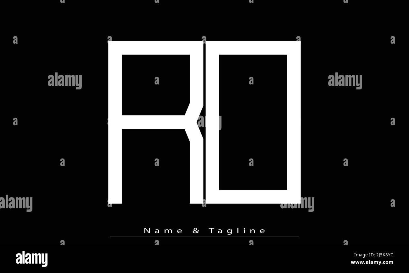 Alphabet letters Initials Monogram logo RO , OR Stock Vector Image ...