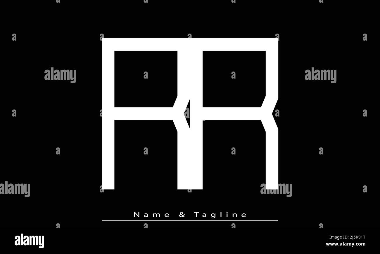 Alphabet letters Initials Monogram logo RR Stock Vector Image & Art - Alamy