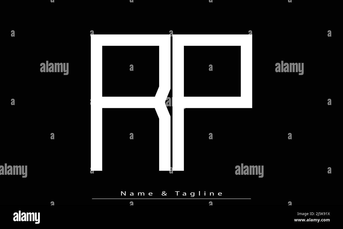 Letter rp logo Black and White Stock Photos & Images - Alamy