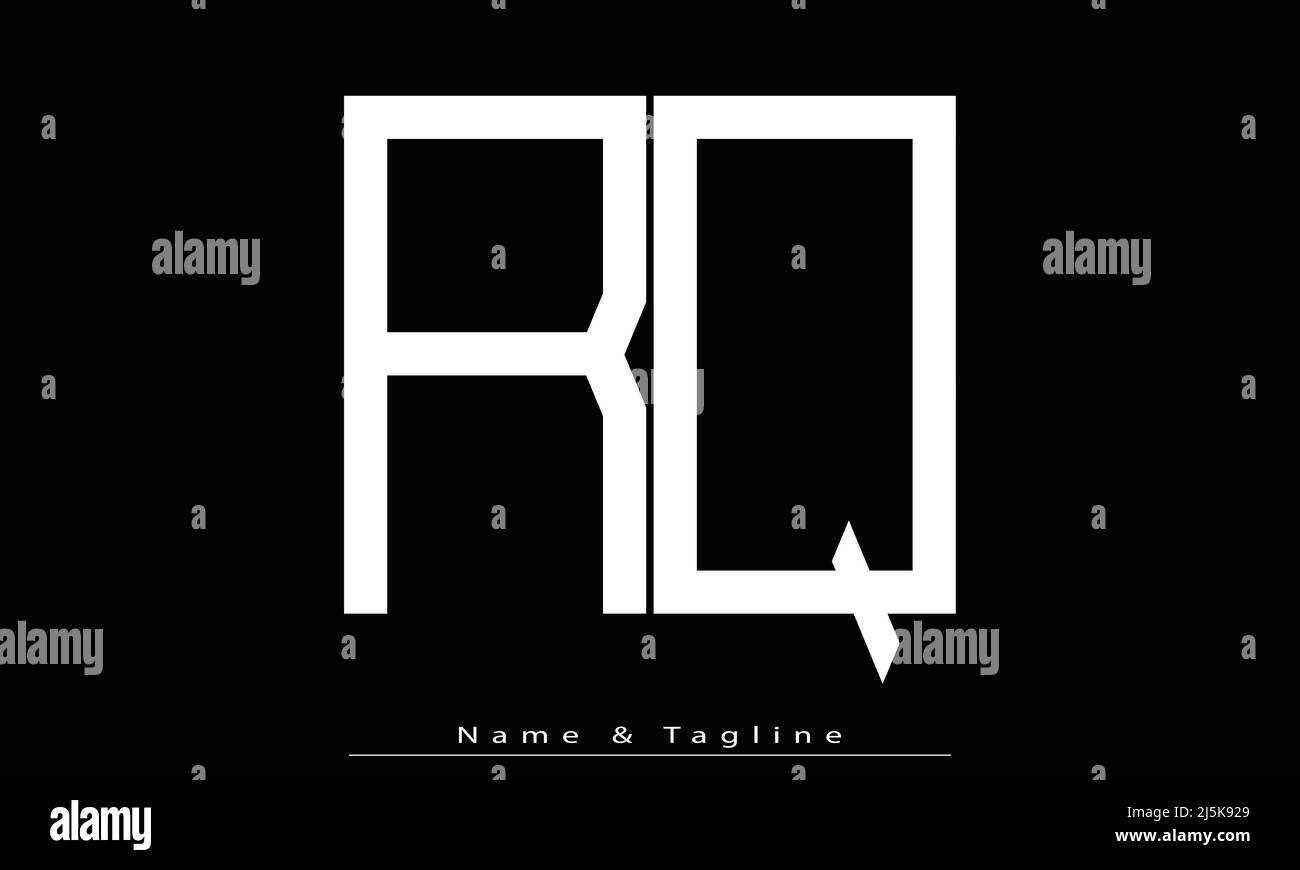 Alphabet letters Initials Monogram logo RQ , QR Stock Vector Image ...