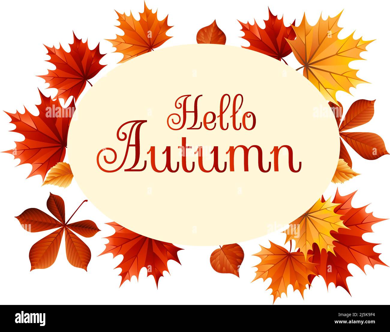 Thanksgiving fall greeting background Stock Vector Images - Alamy