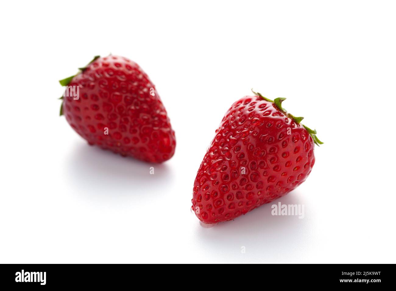 strawberries fruits isolated on white background Stock Photo - Alamy