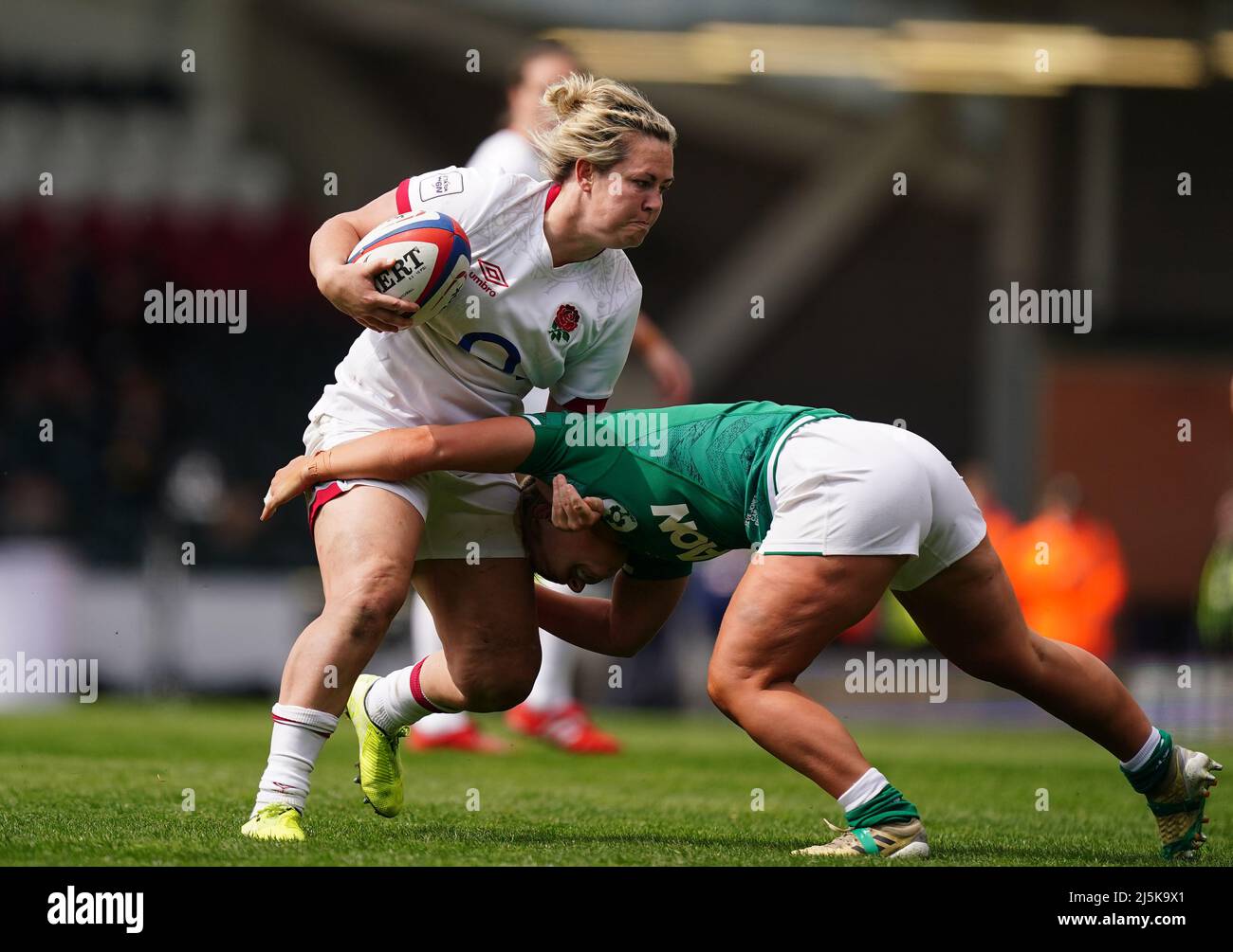 England's Marlie Packer in action during the TikTok Women's Six Nations ...