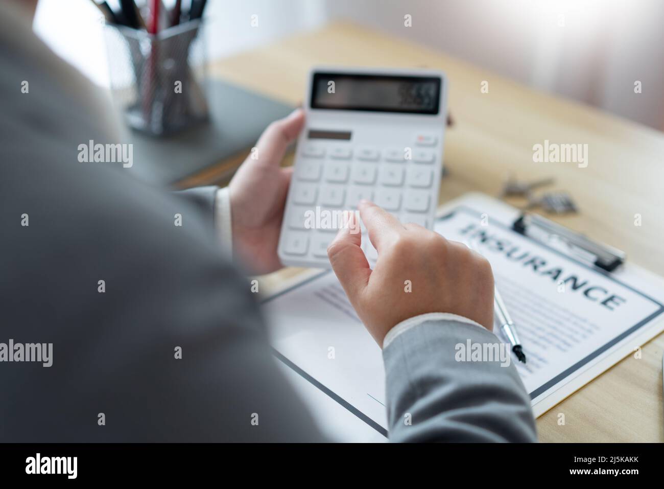 Approve calculator hi-res stock photography and images - Alamy