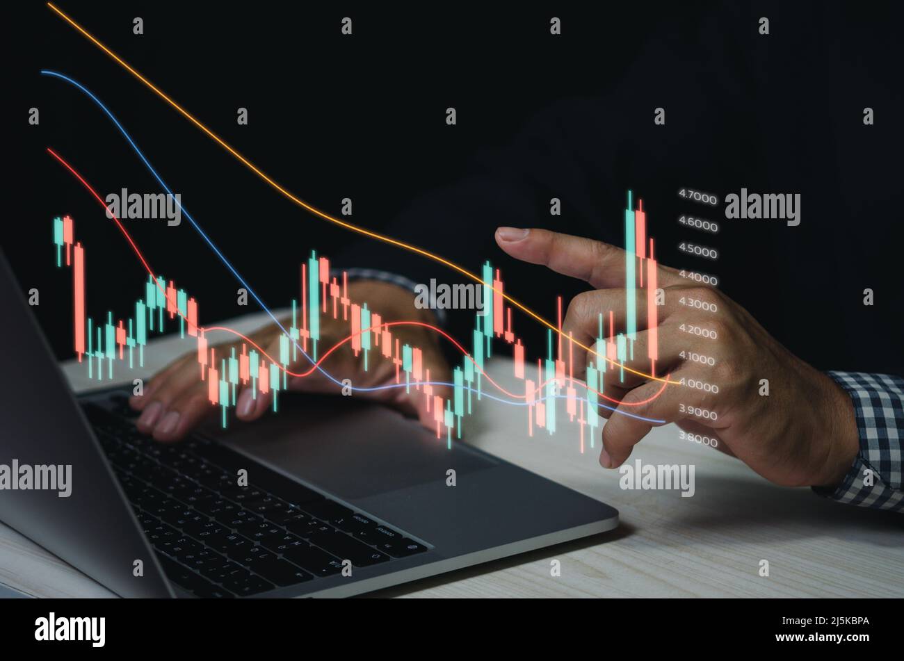 Finance and business investment concept. Stock and crypto investment ...