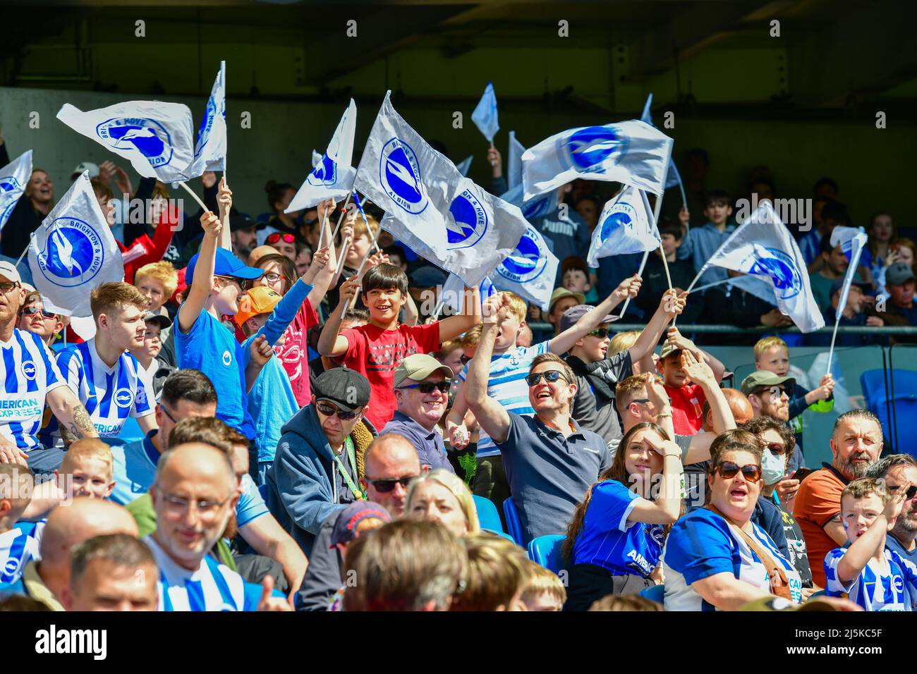 Brighton fans hi-res stock photography and images - Alamy